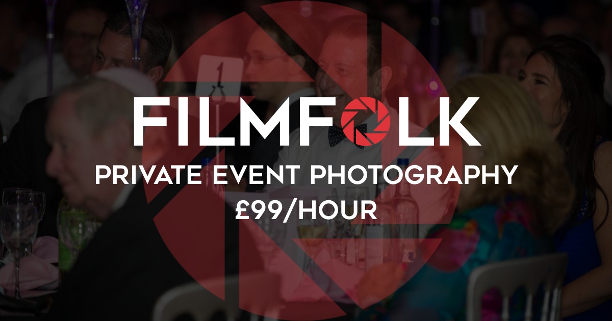 Private Event Photographer | Only £99/hour | Photography by FilmFolk