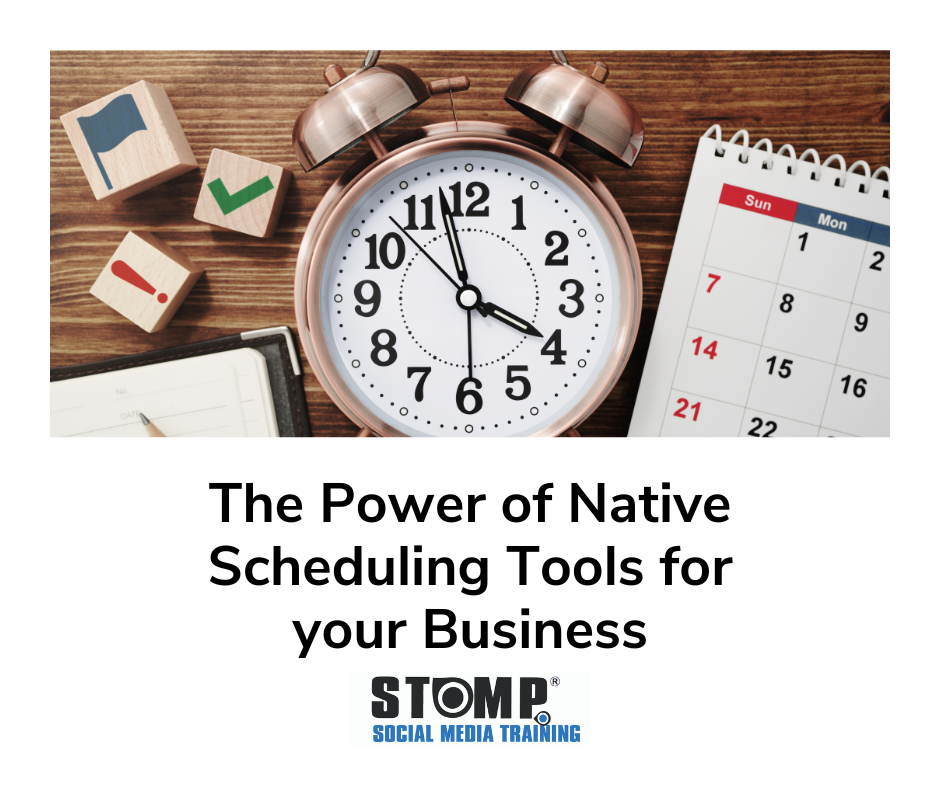 STOMP Blog | The Power of Native Scheduling Tools for your Business