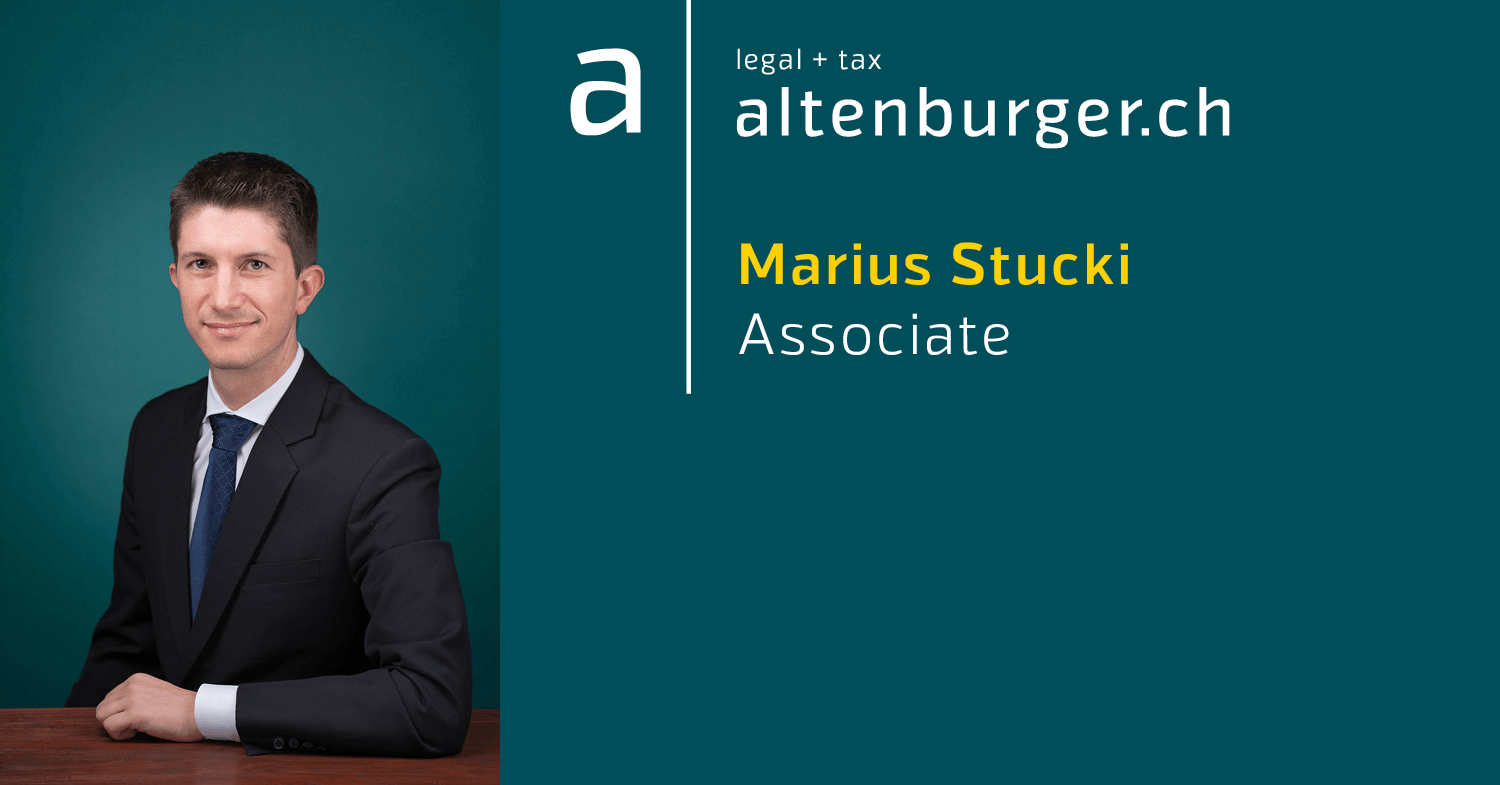 Dr. iur. Marius Stucki, Associate at Altenburger