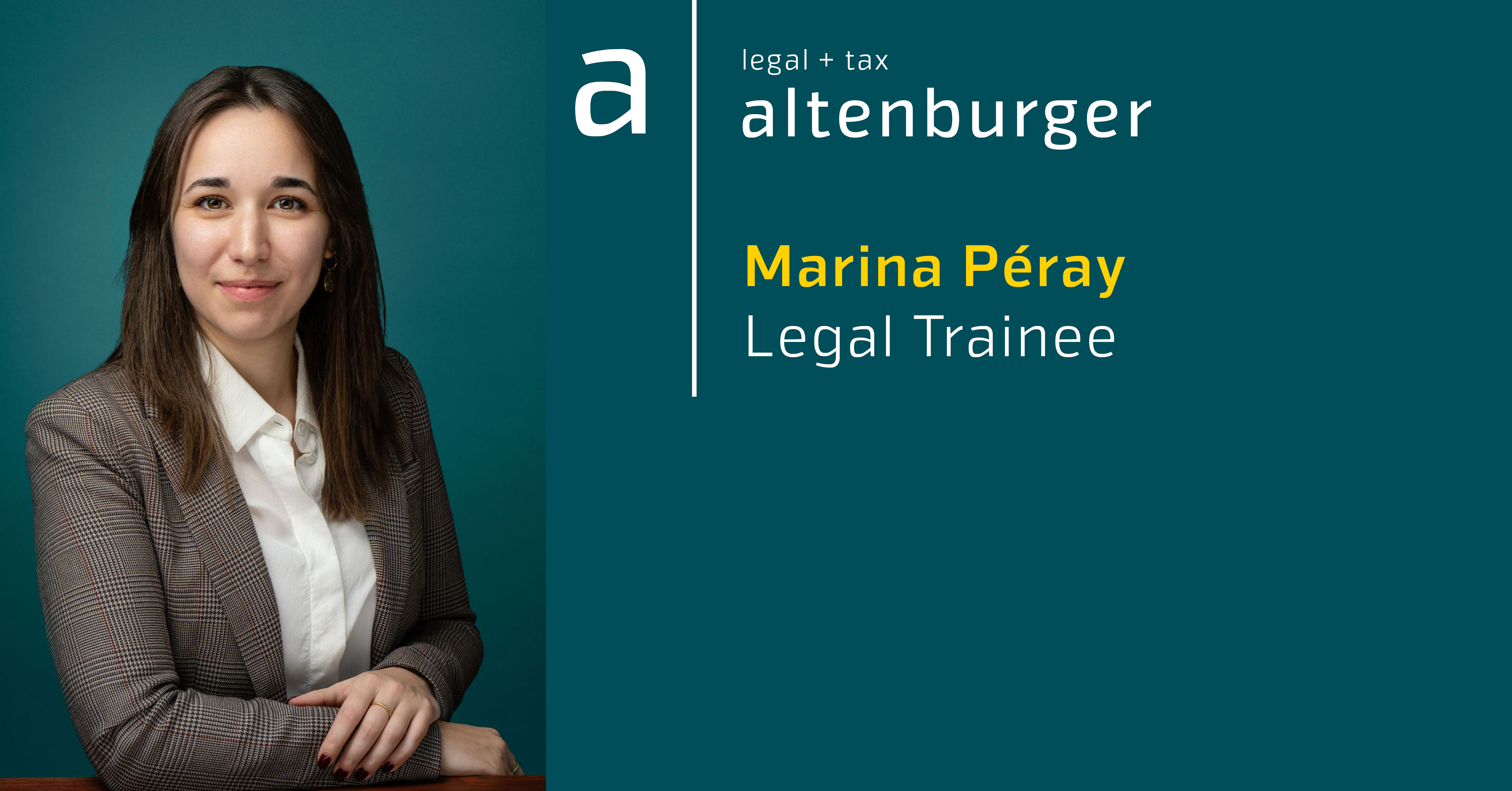 Marina Péray, Legal Trainee at Altenburger