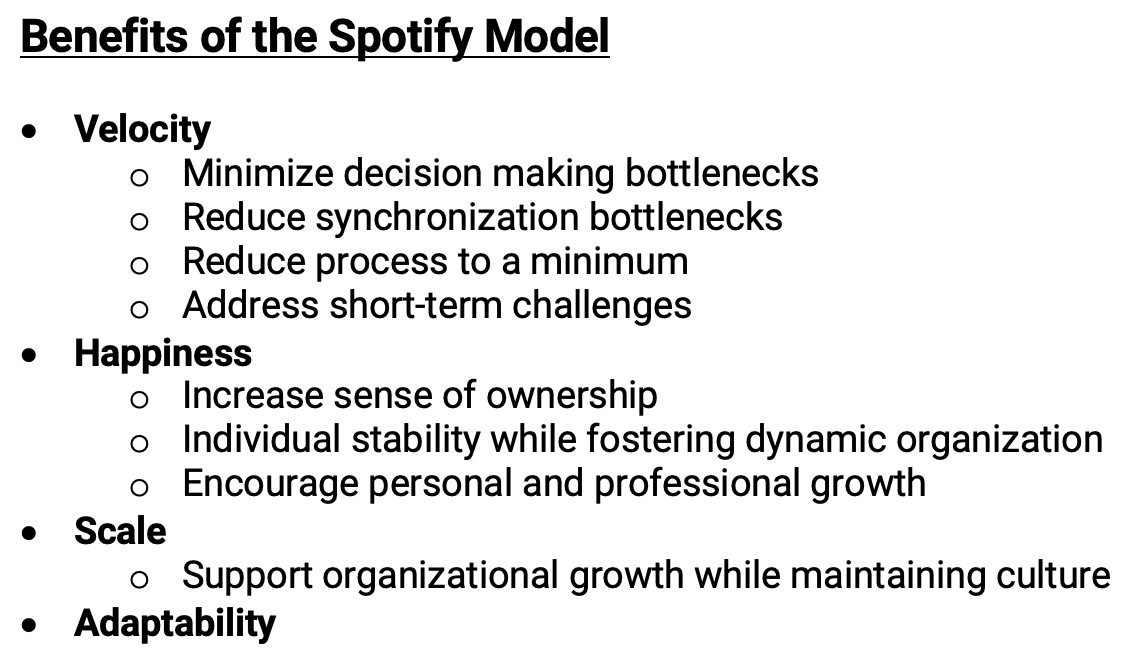 Favro | The “Spotify Model” in Favro