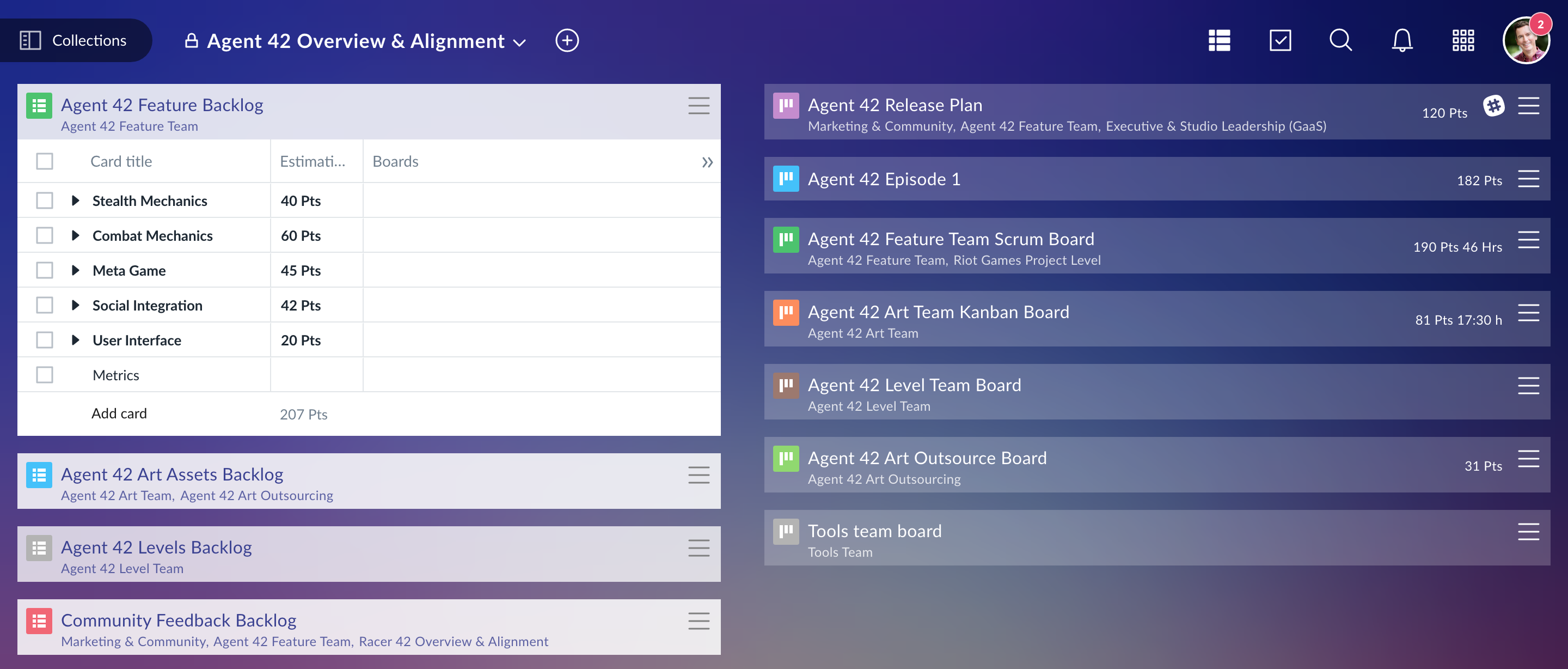 Favro | Agile at Scale — Mixing Scrum and Kanban in Favro