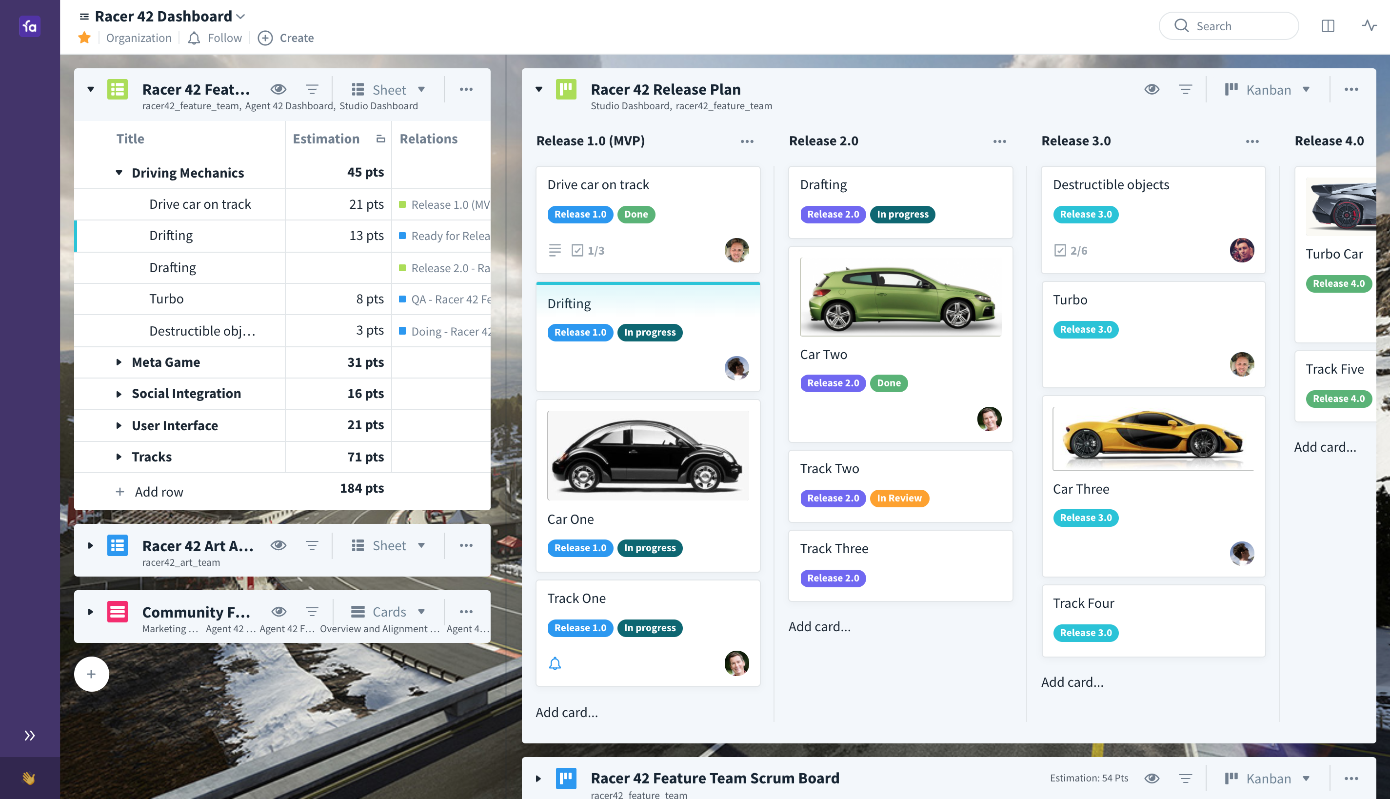 Favro | Release Planning for Modern Game Development with Favro