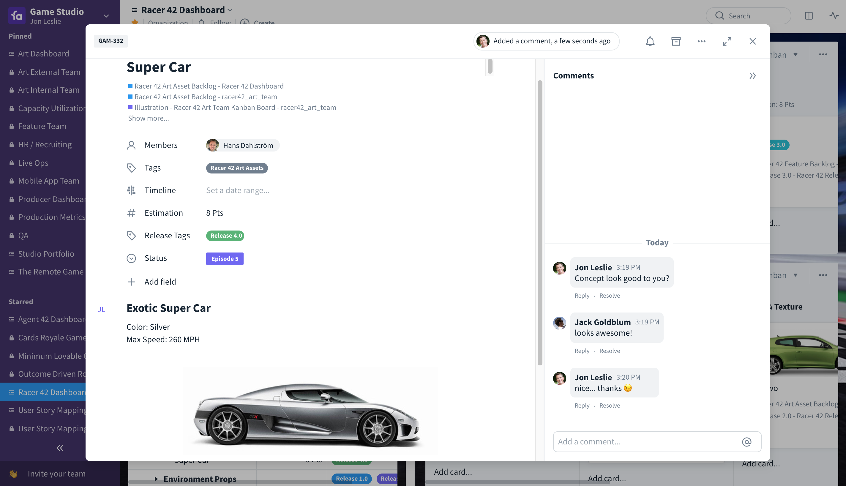 Favro | Favro for Game Development Teams