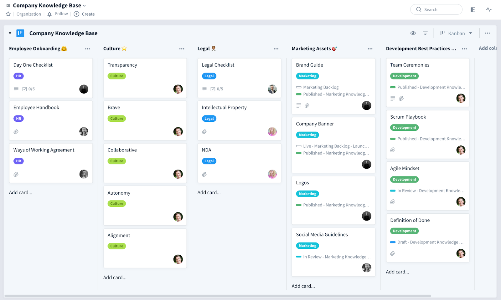 Favro | Setting Up a Knowledge Base in Favro