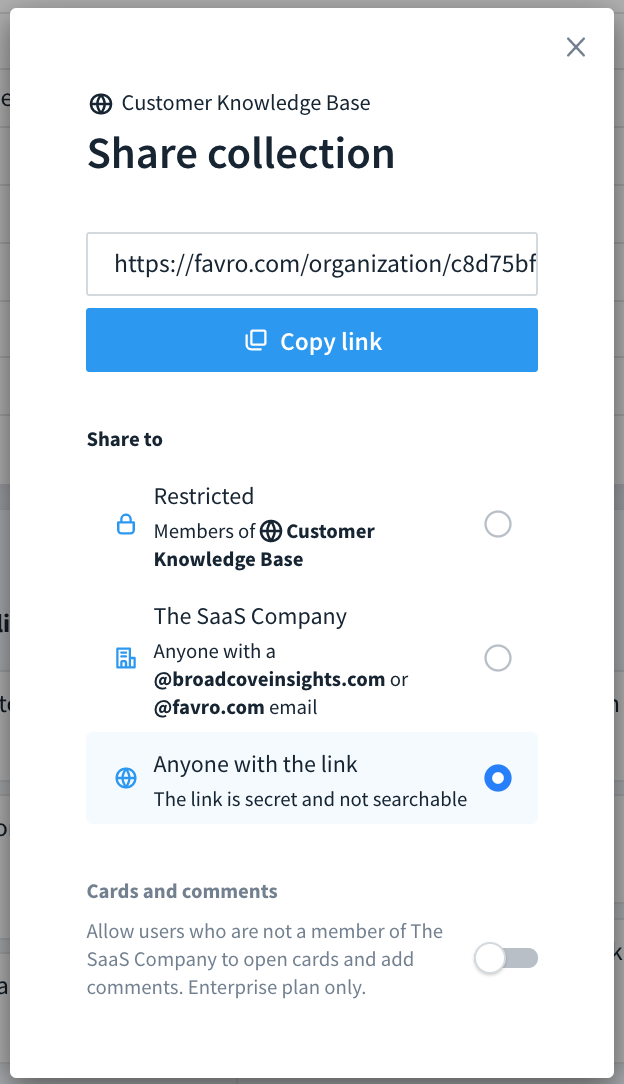 Favro | Setting Up a Knowledge Base in Favro