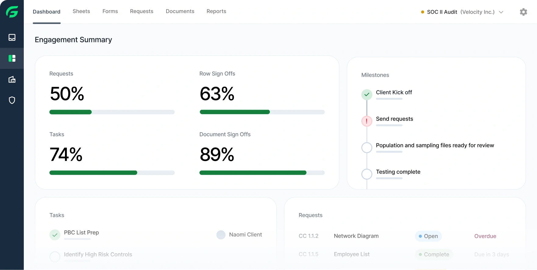 Engagement Hub: Streamline any advisory or audit engagement | Fieldguide