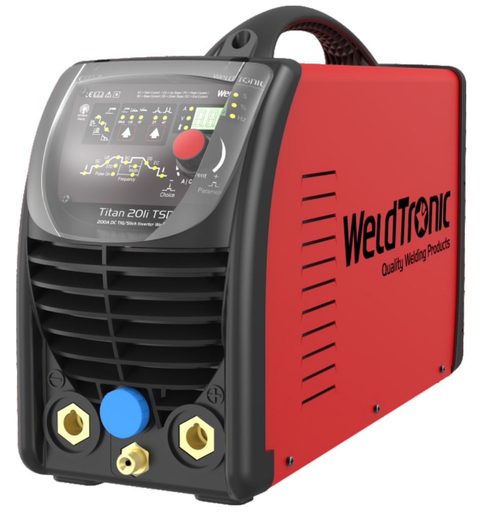 Weldtronic Titan 201iTSD 200amp HF DC Pulse TIG / STICK | First Class ...