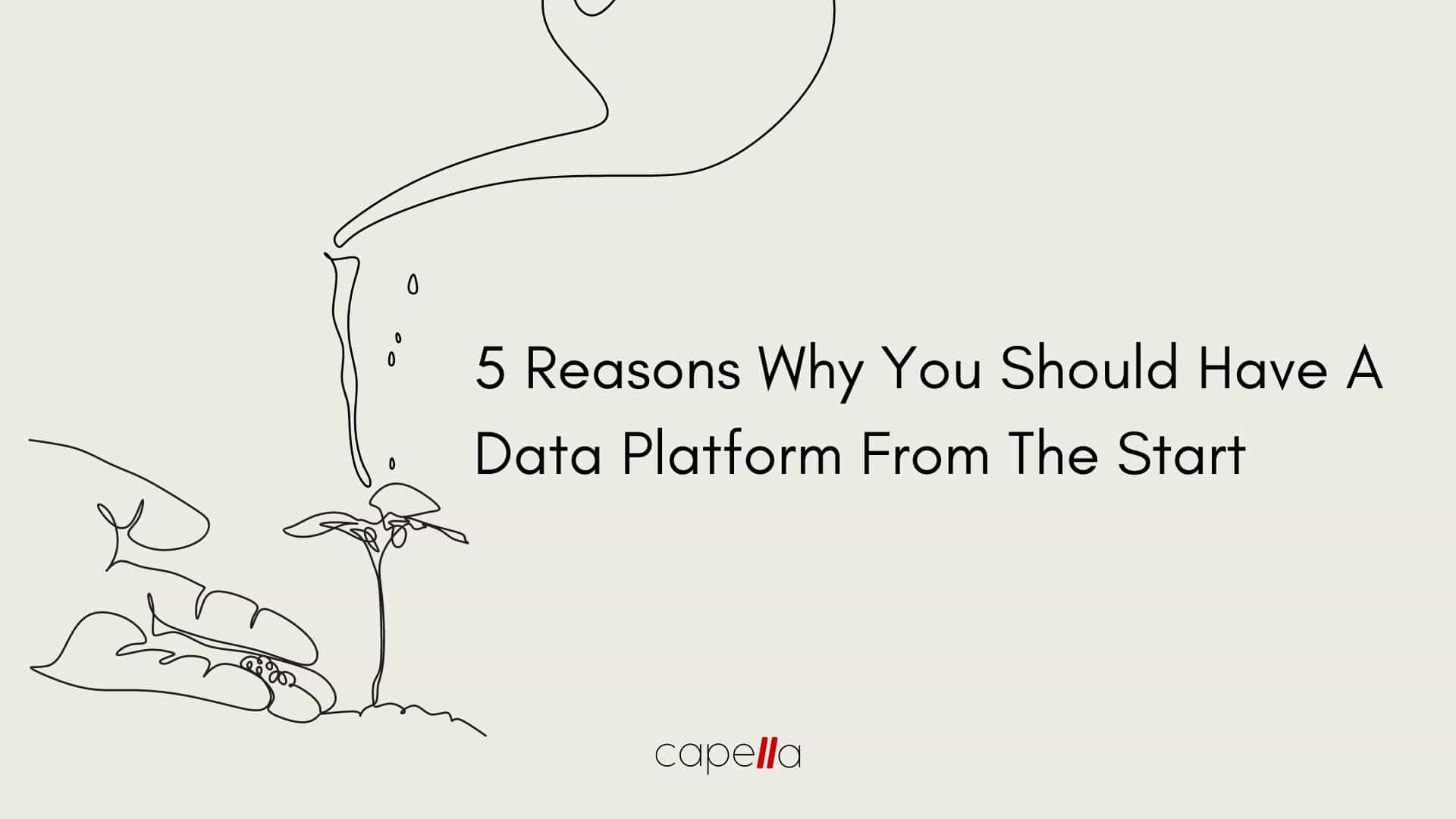 5 Reasons Why You Should Have A Data Platform From The Start
