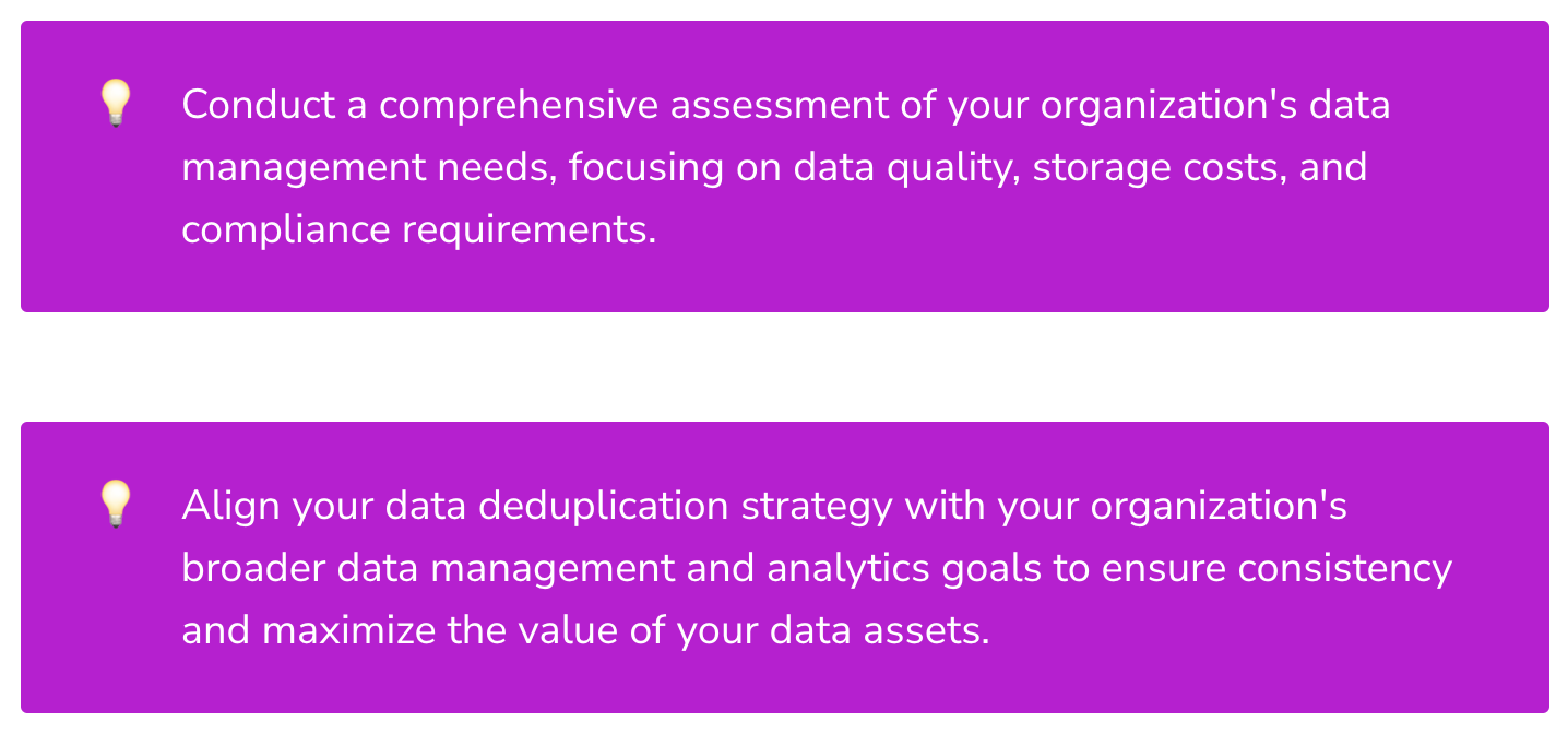 Streamline Data Deduplication: Advanced Matching Techniques
