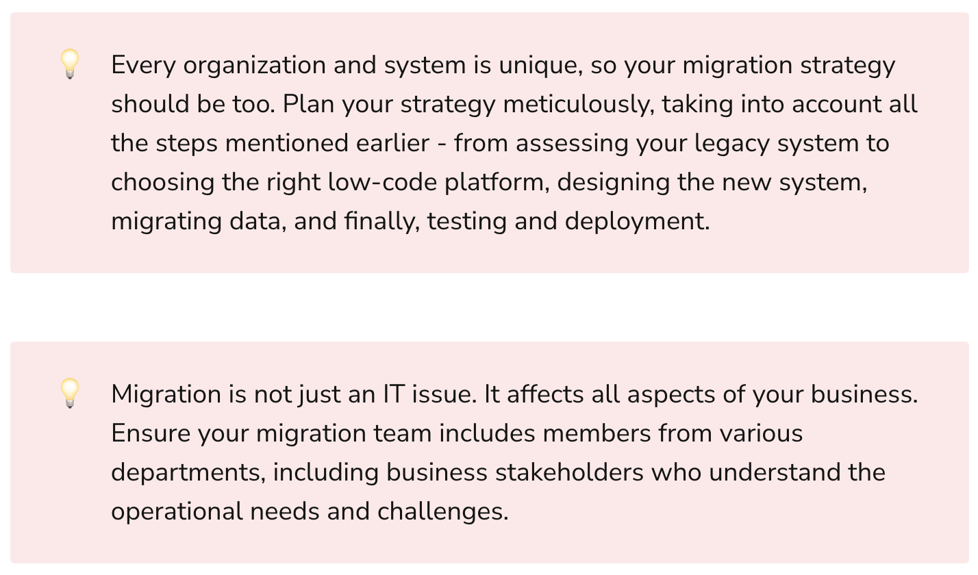 Migrating Legacy Systems to Low-Code Platforms: A Real-World Scenario