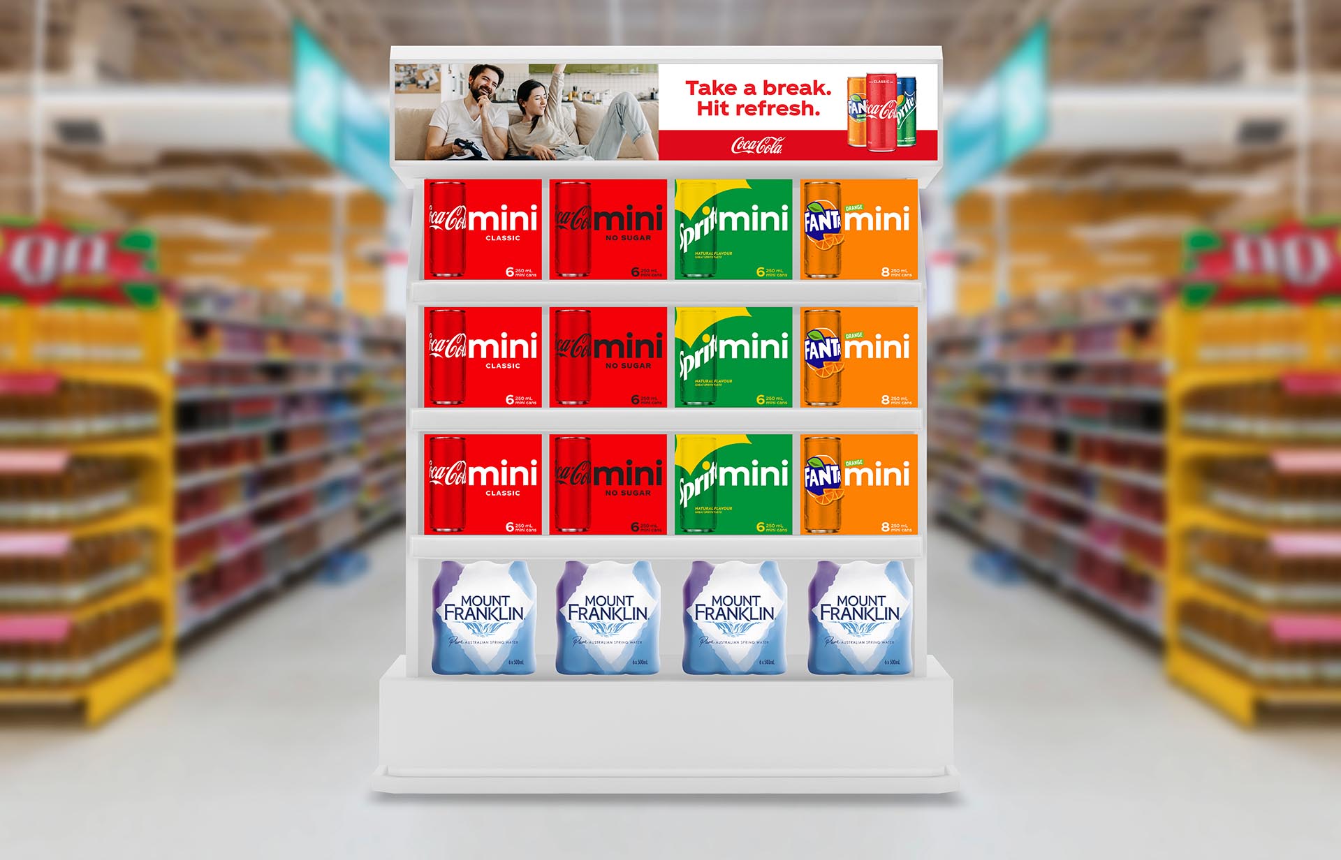 Coca Cola Point-Of-Sale Merchandising | Vitalic Design Co