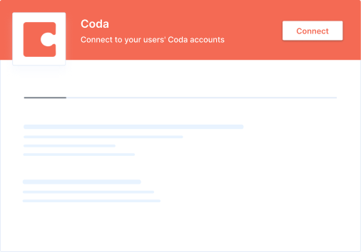 Paragon | Embed a native Coda integration in your app
