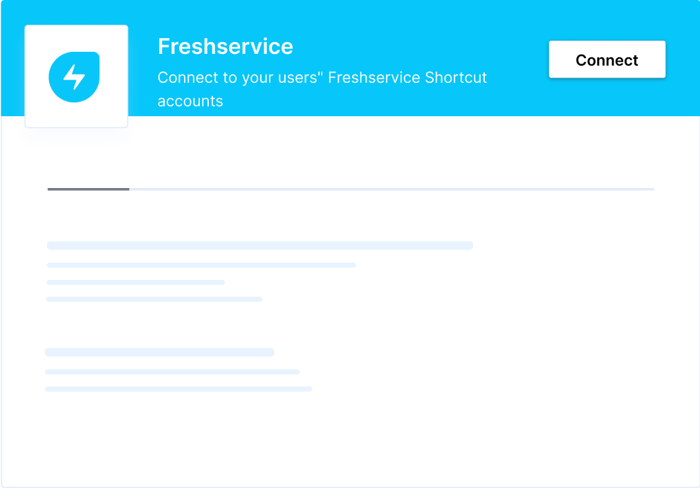 Paragon | Embed a native Freshservice integration in your app