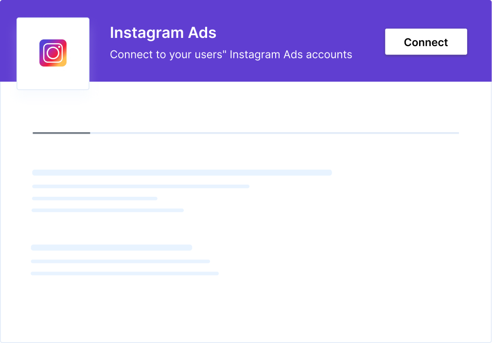 Paragon | Embed a native Instagram Ads integration in your app