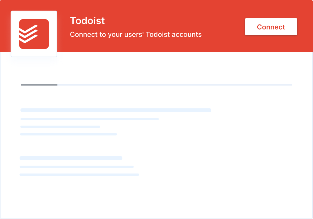 Paragon | Embed a native Todoist integration in your app