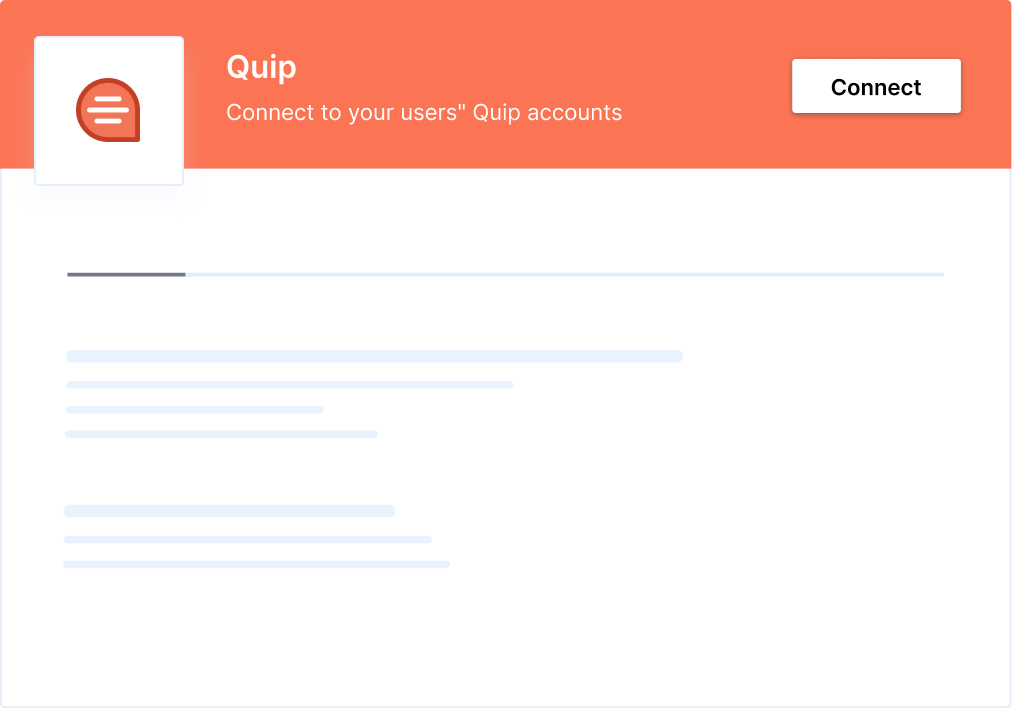 Paragon | Embed a native Quip integration in your app