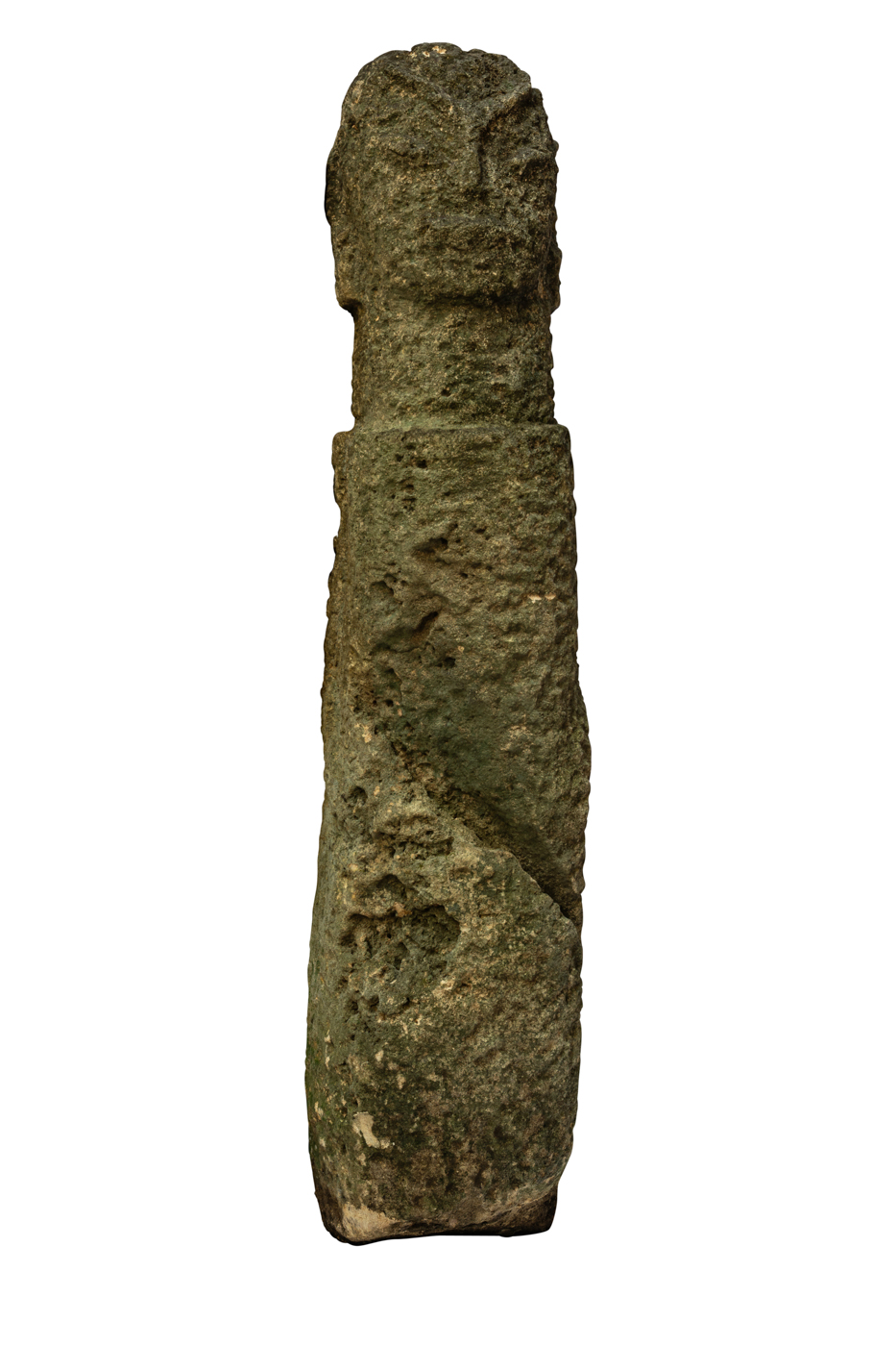 Sculpture carved in stone - human figure - Casa Chiqui