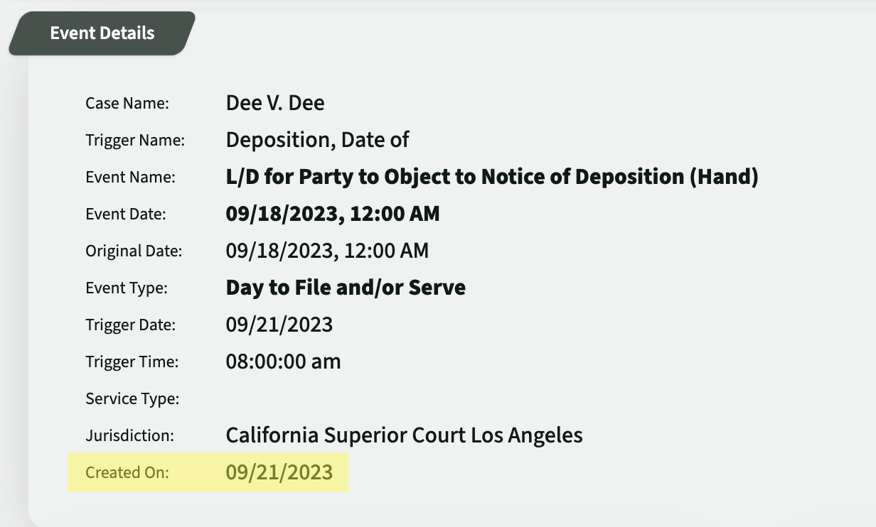 DocketCalendar: Updates