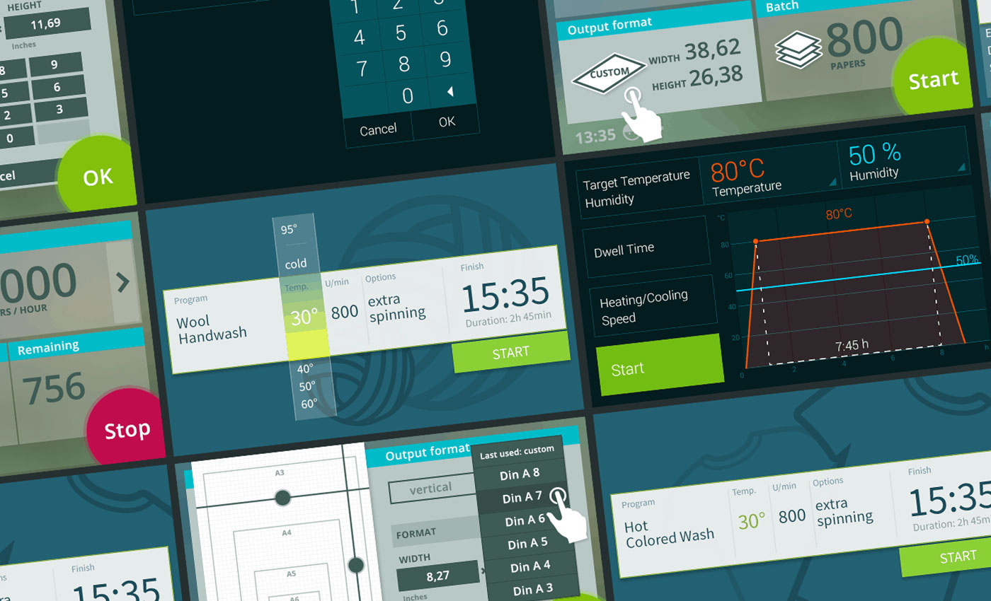 Human Machine Interfaces for washing machine, climatic cabinet & Co ...