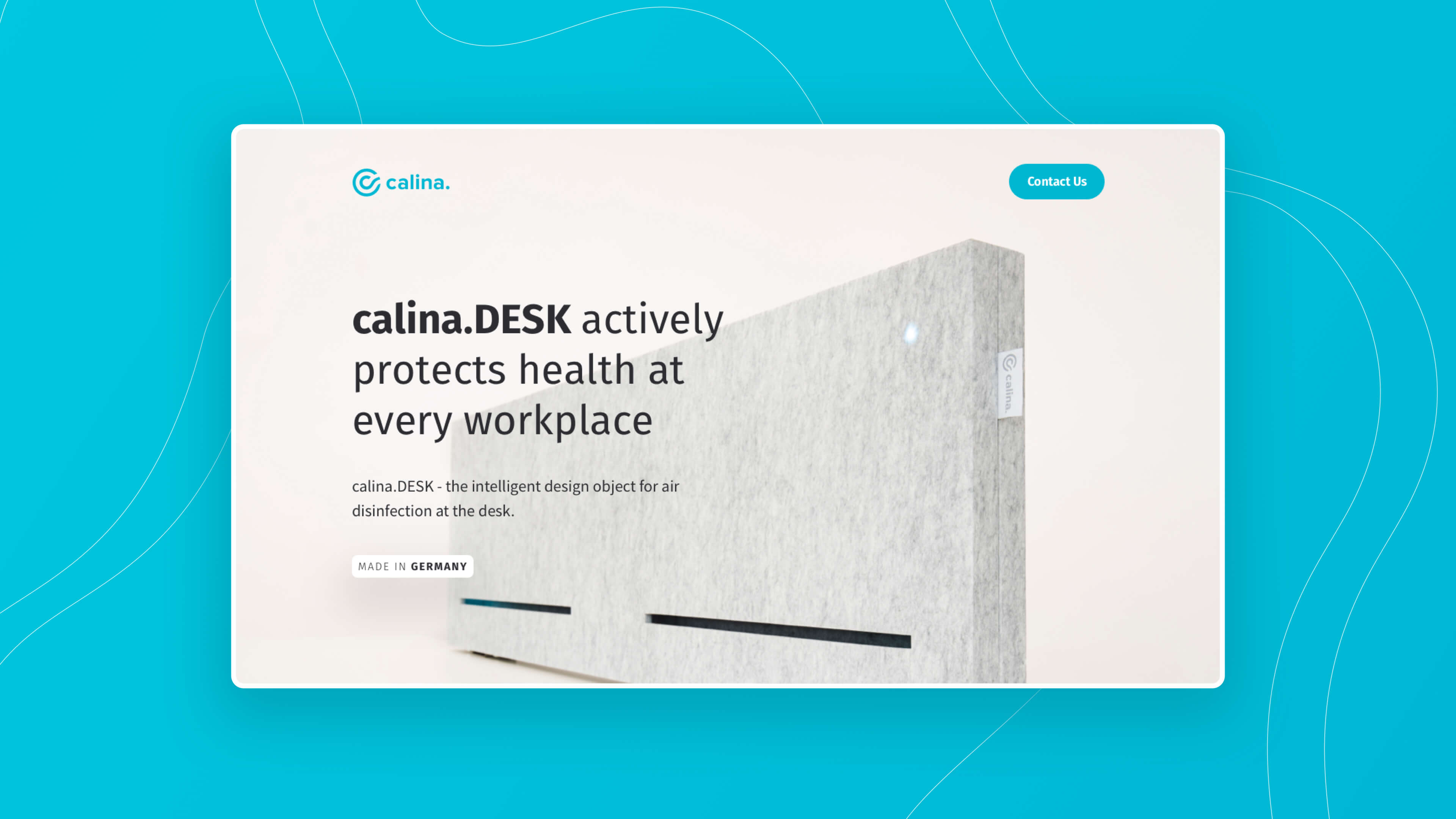 New web design for a new product | coeno