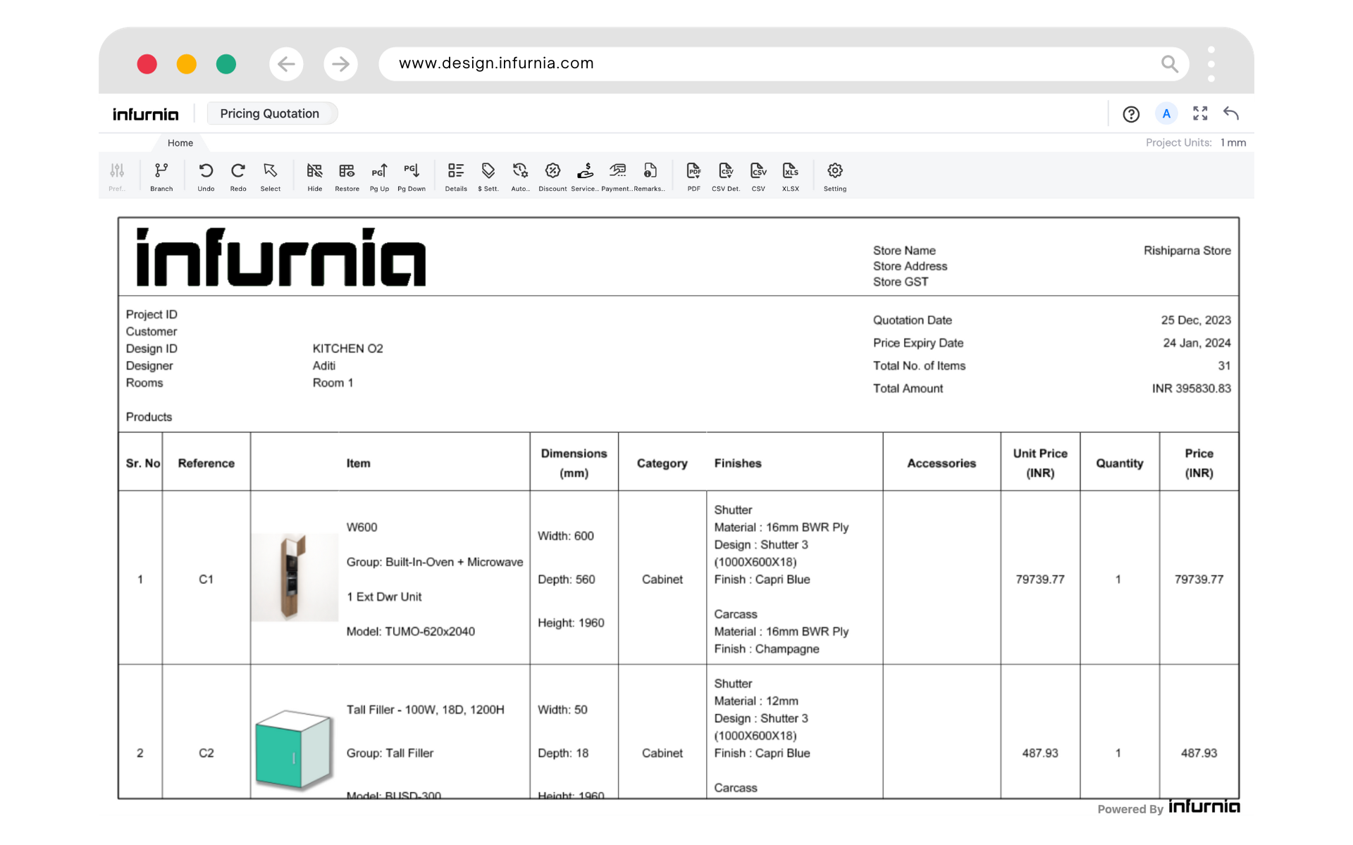 Infurnia Certification Program