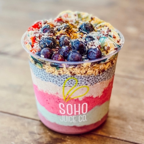 SOHO Juice - Contactless delivery, curbside, and takeout available.