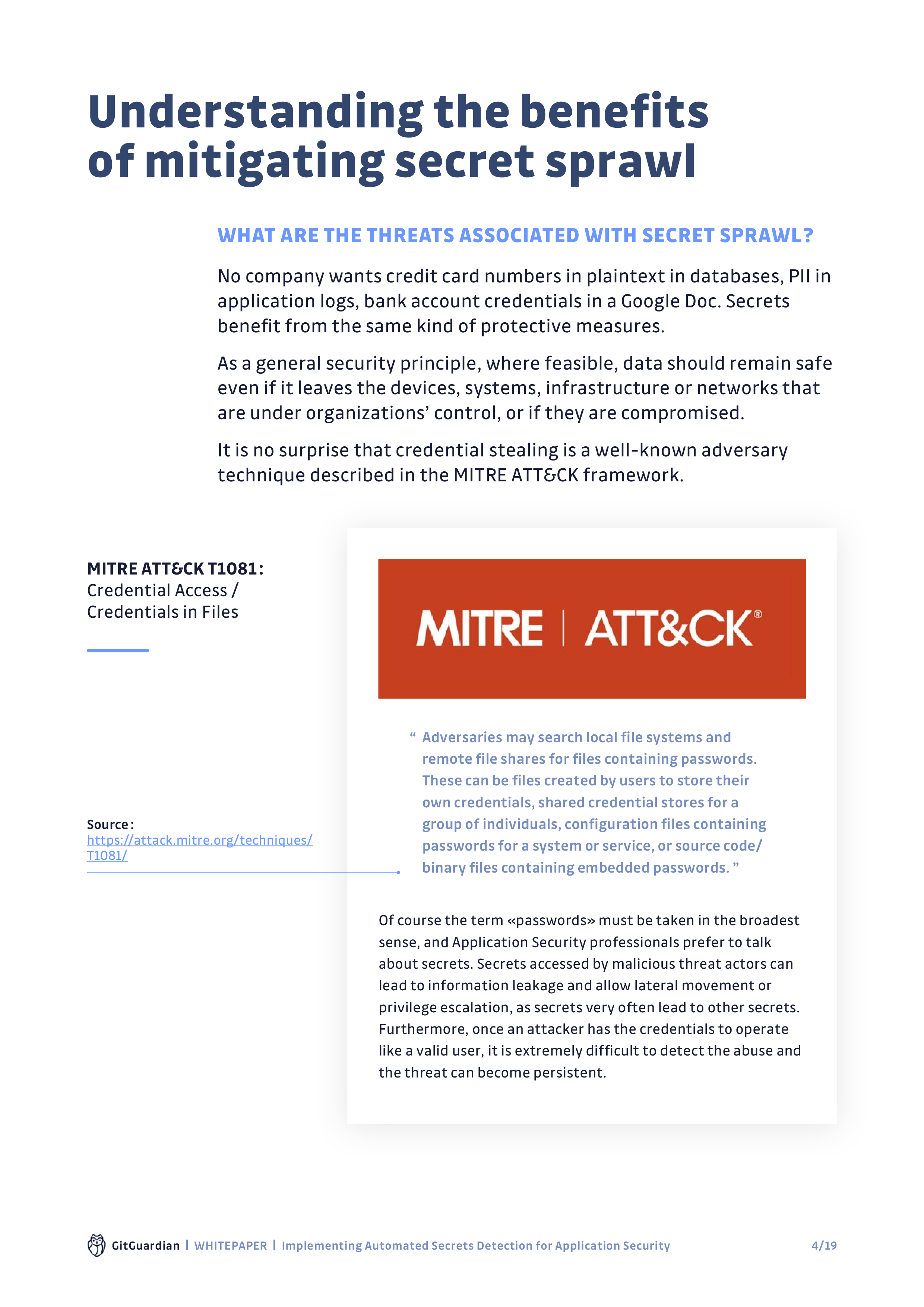 Secrets Detection For Application Security White Paper Gitguardian
