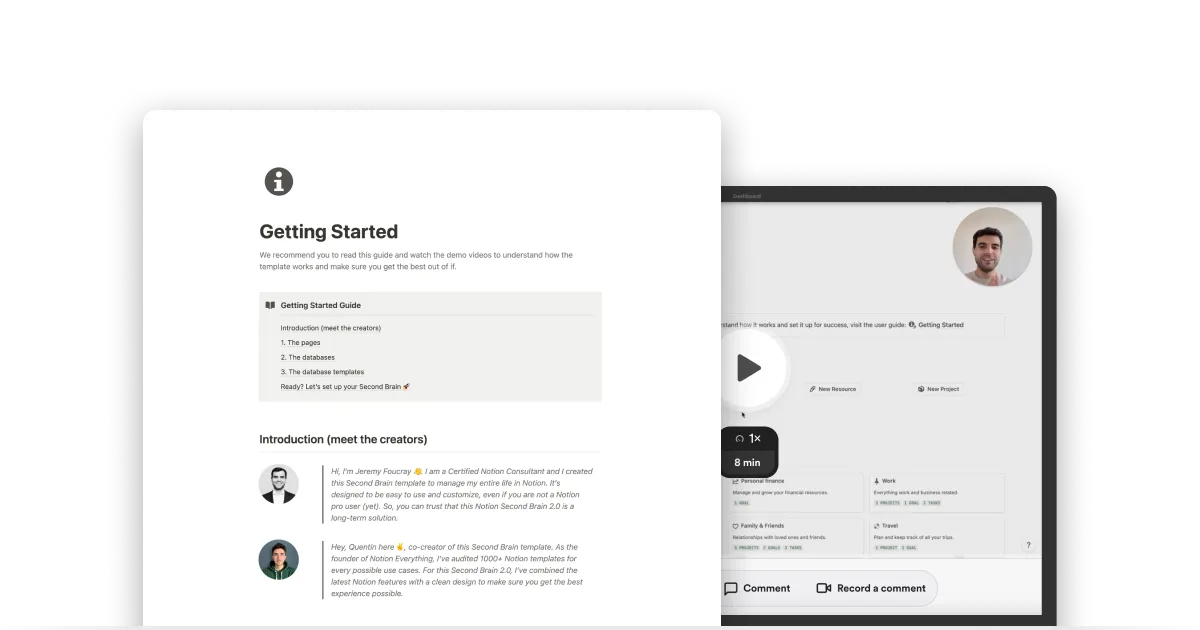 Notion Second Brain 2.0 - Organize your life & knowledge