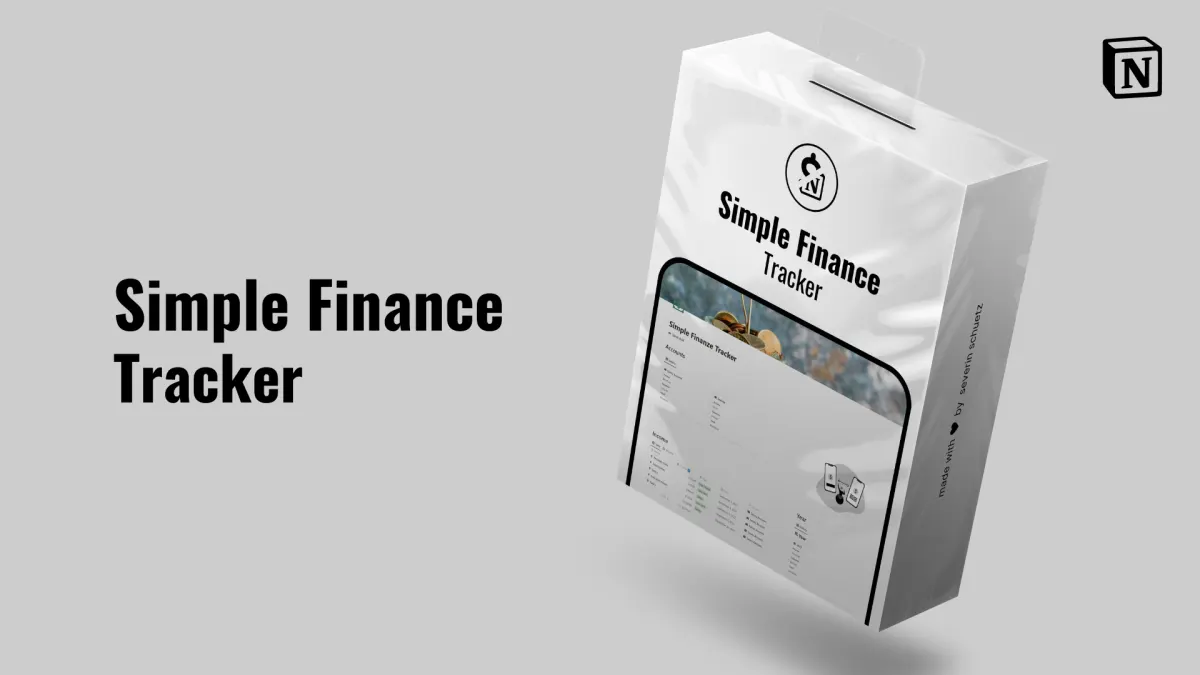 Simple Finance Tracker | Notion Everything
