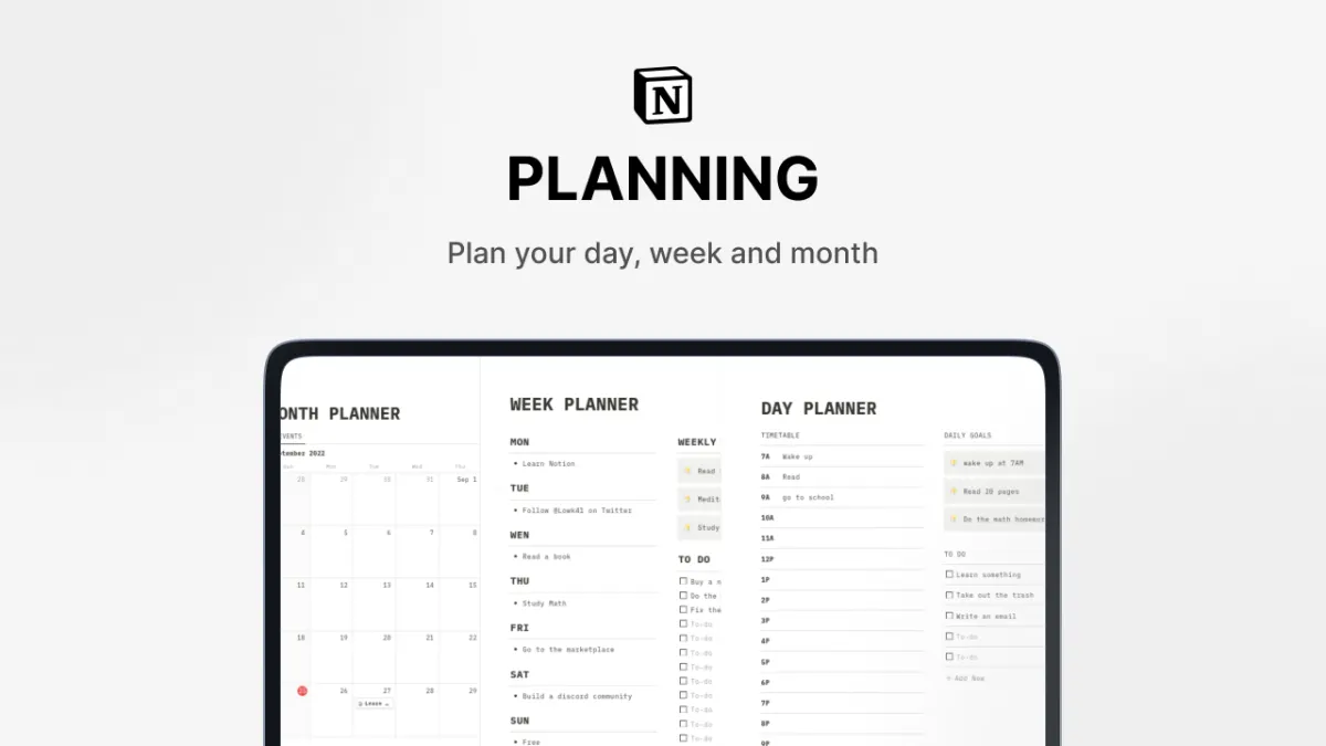 PLANNER | Notion Everything