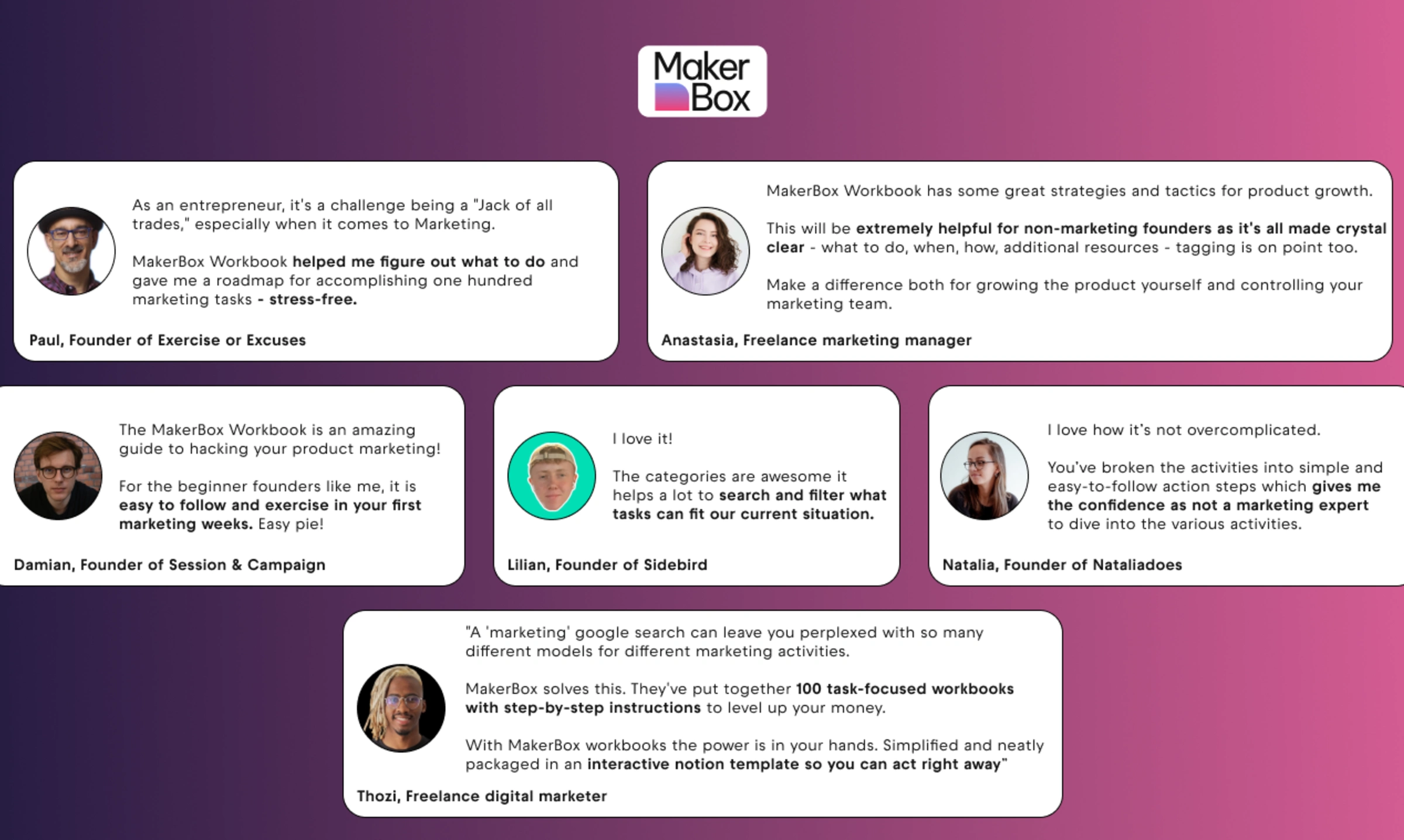 MakerBox Workbook | Notion Everything