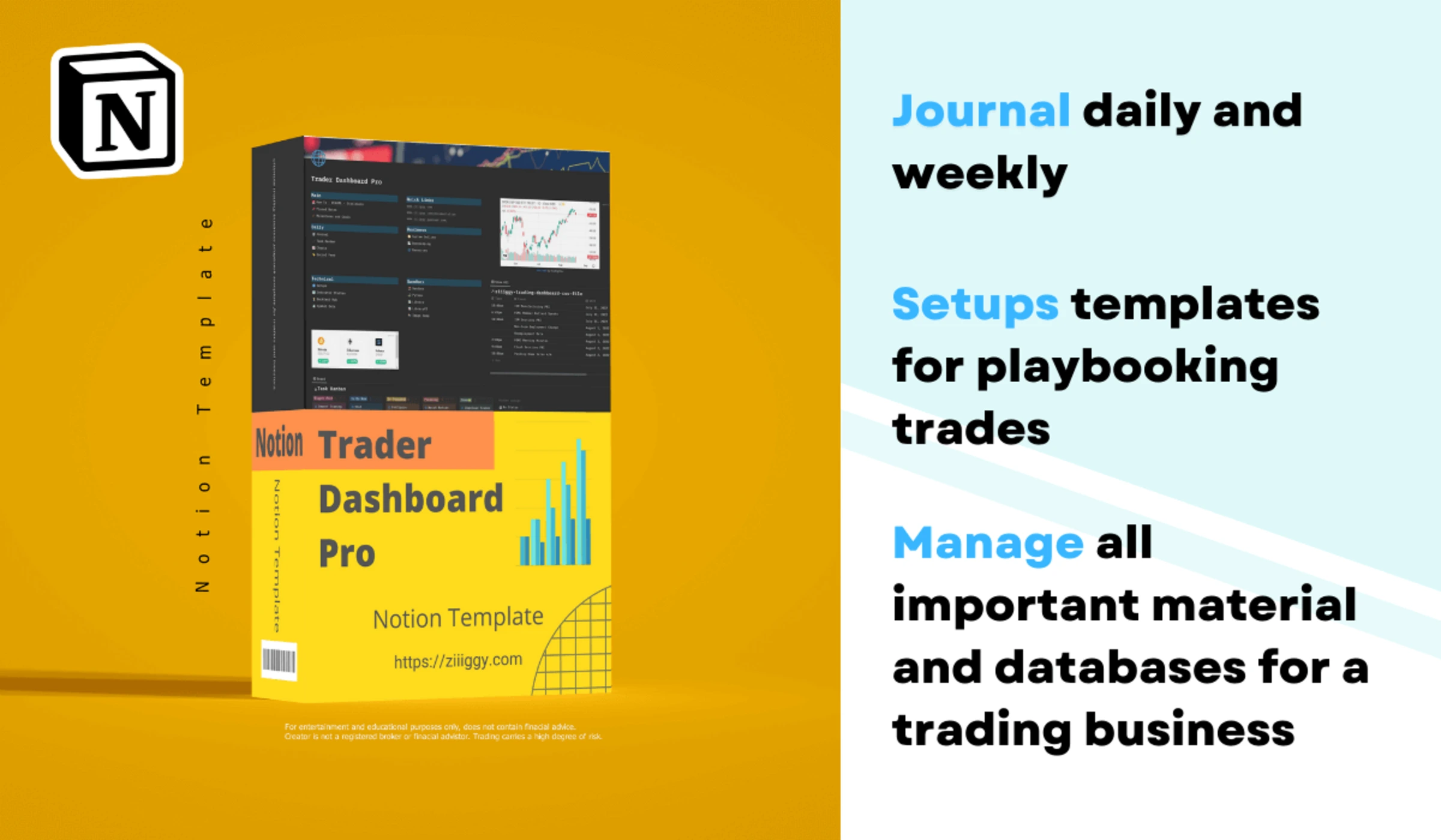 Trader Business Dashboard Pro | Notion Everything