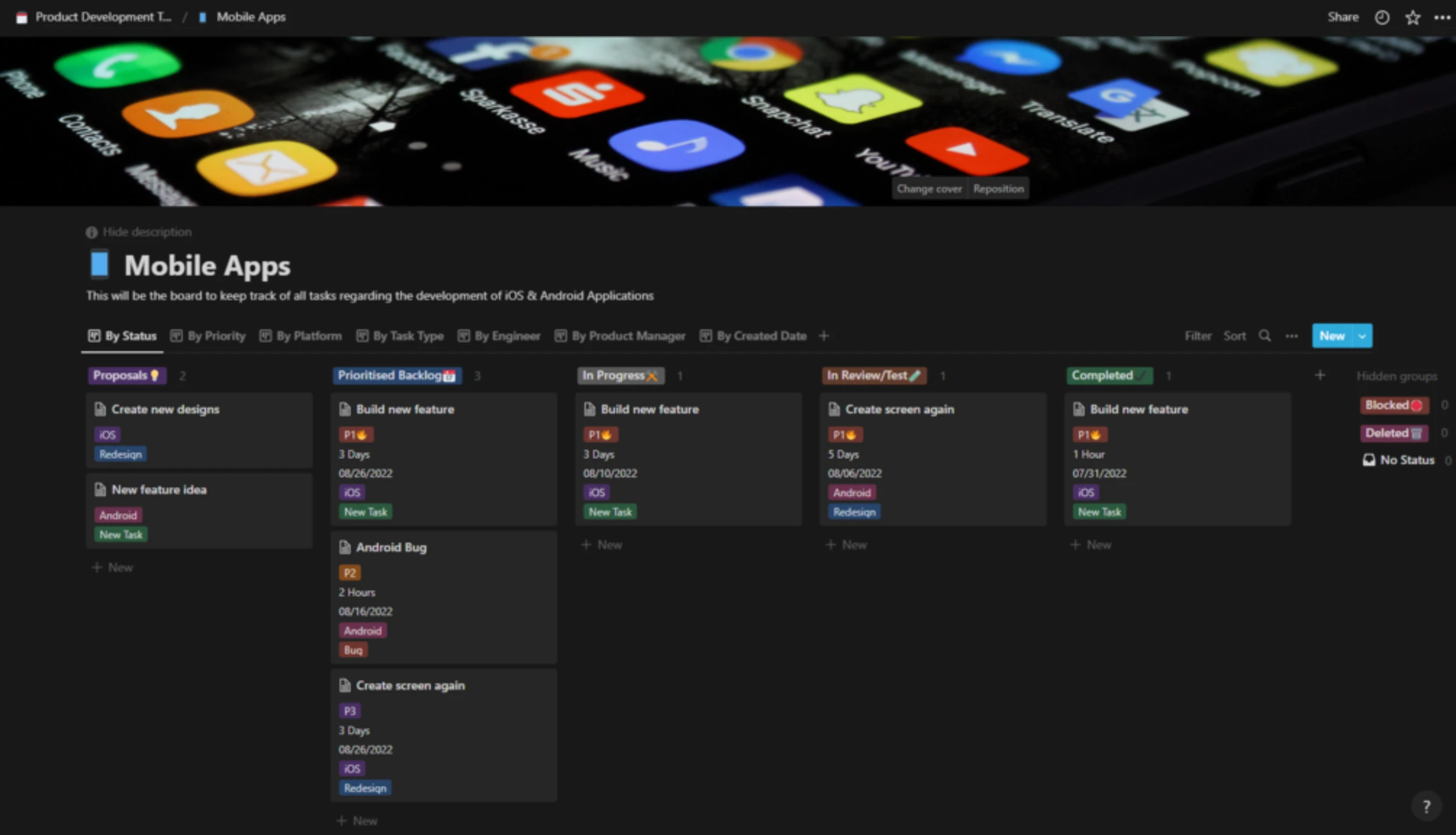 Product Development Notion Template | Notion Everything