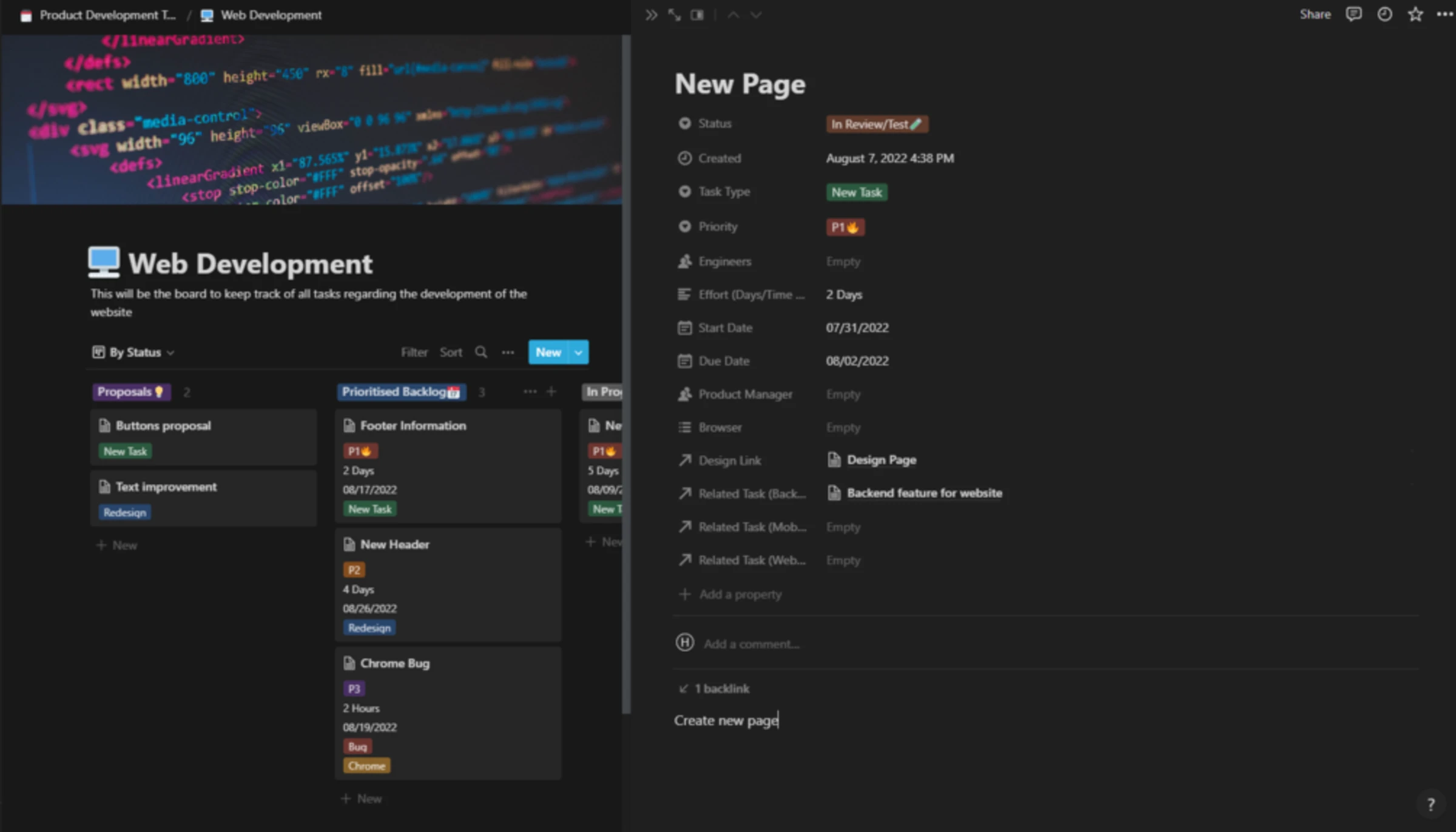 Product Development Notion Template | Notion Everything