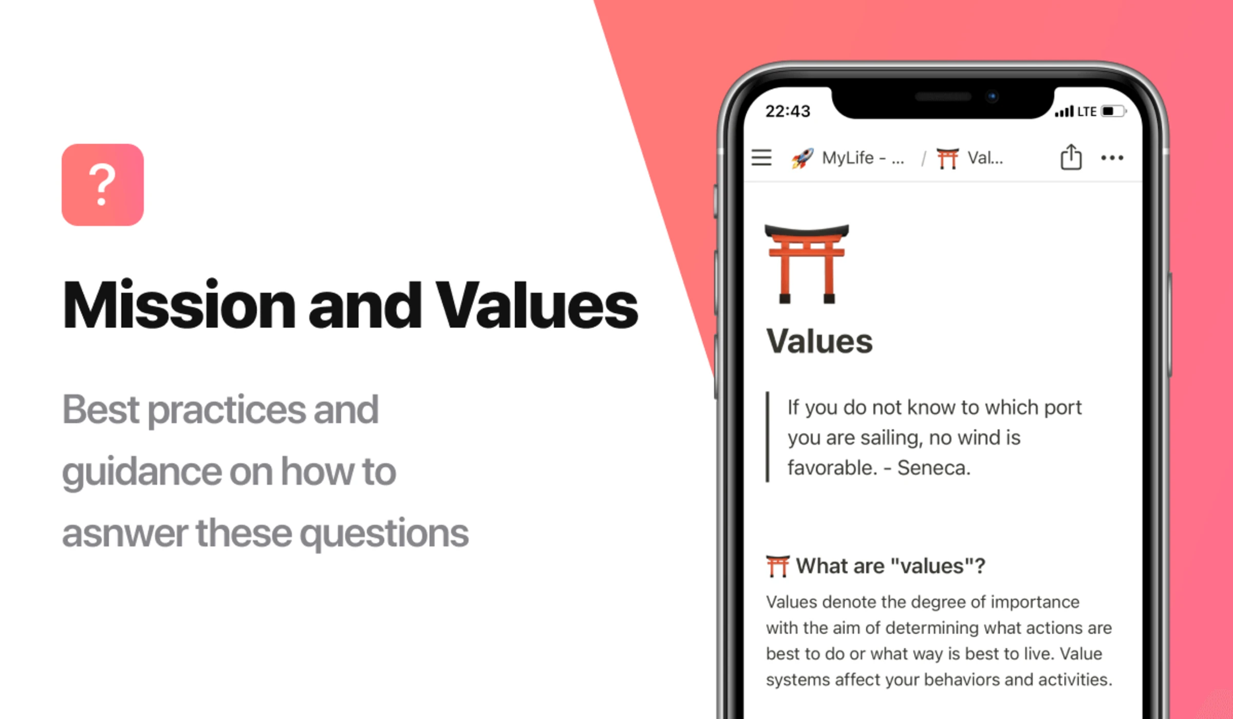 MyLife A personal framework to organize life | Notion Everything