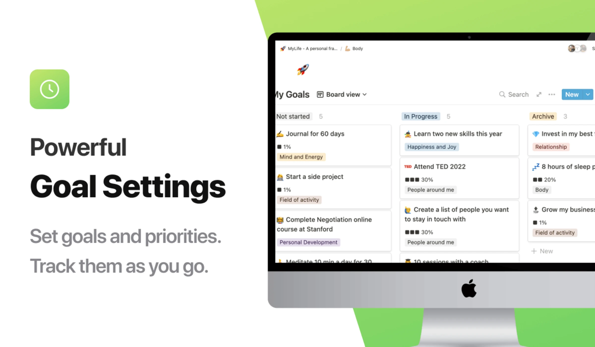 MyLife A personal framework to organize life | Notion Everything
