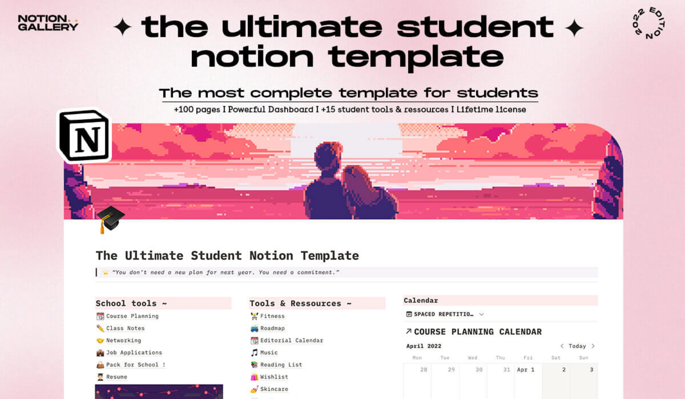 The Ultimate Student Notion Template | Notion Everything