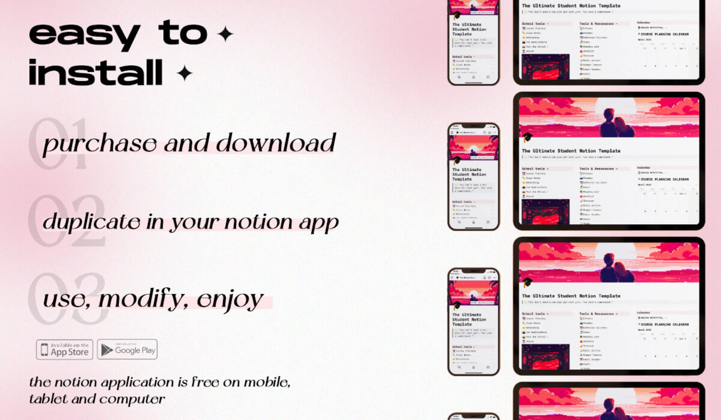 The Ultimate Student Notion Template | Notion Everything