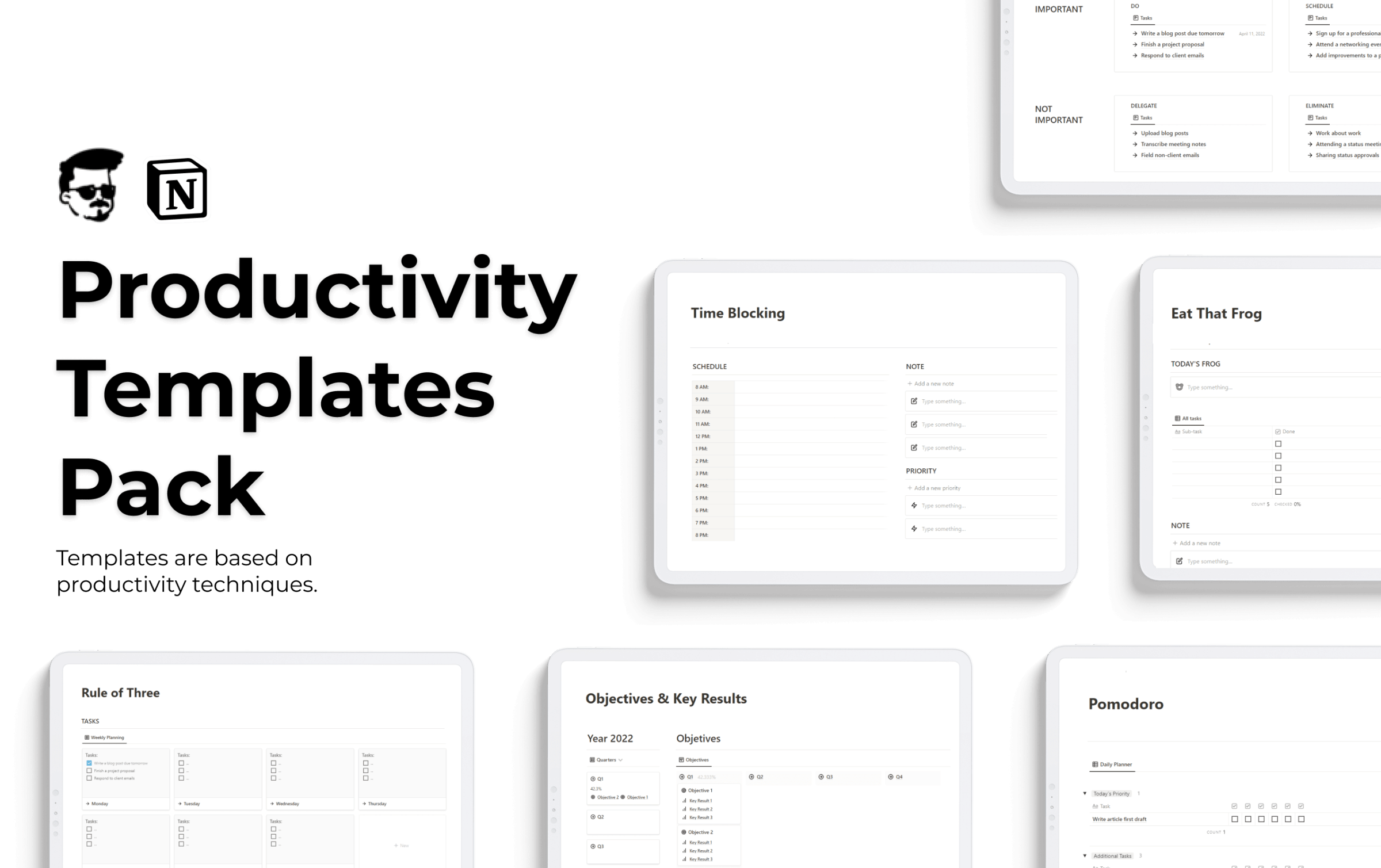 Productivity Templates Pack | Notion Everything