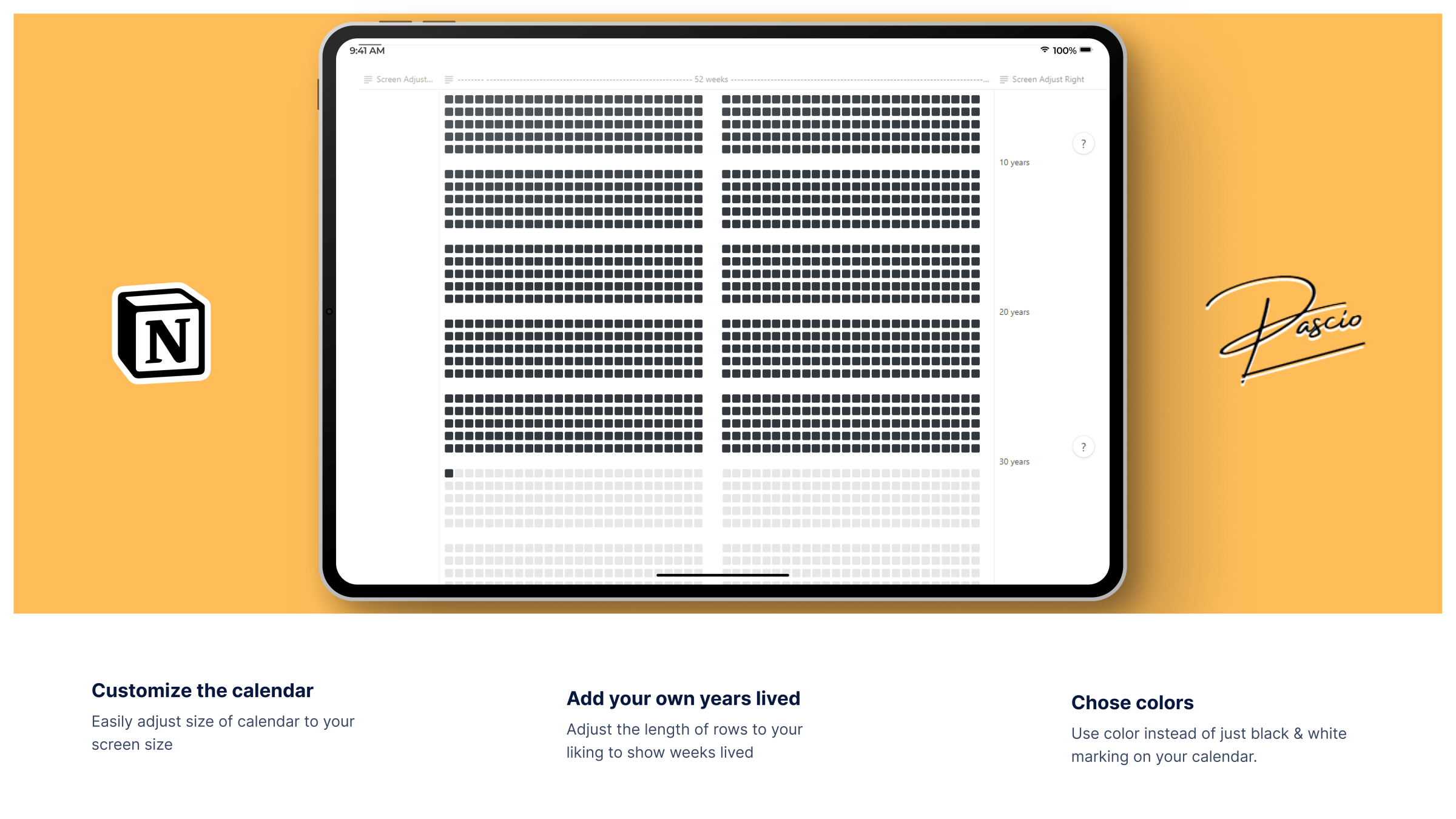 Stoic Life Calendar | Notion Everything