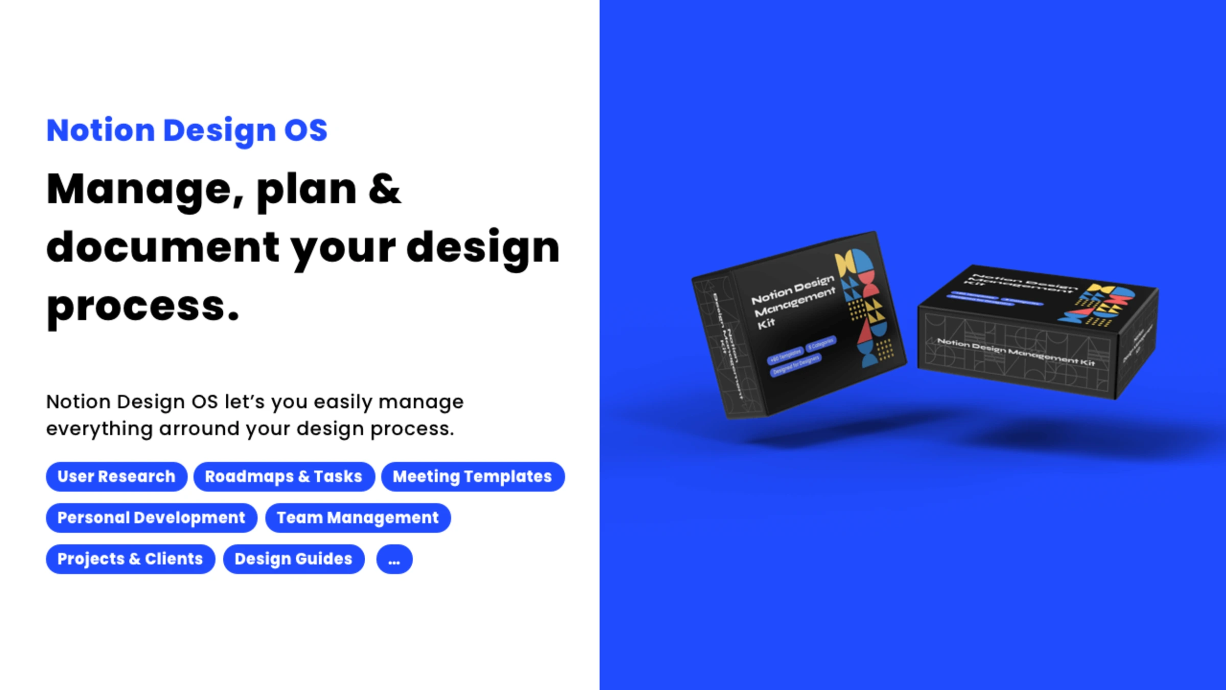 Notion UX Design OS - Manage your Design Process all in one KIT ...