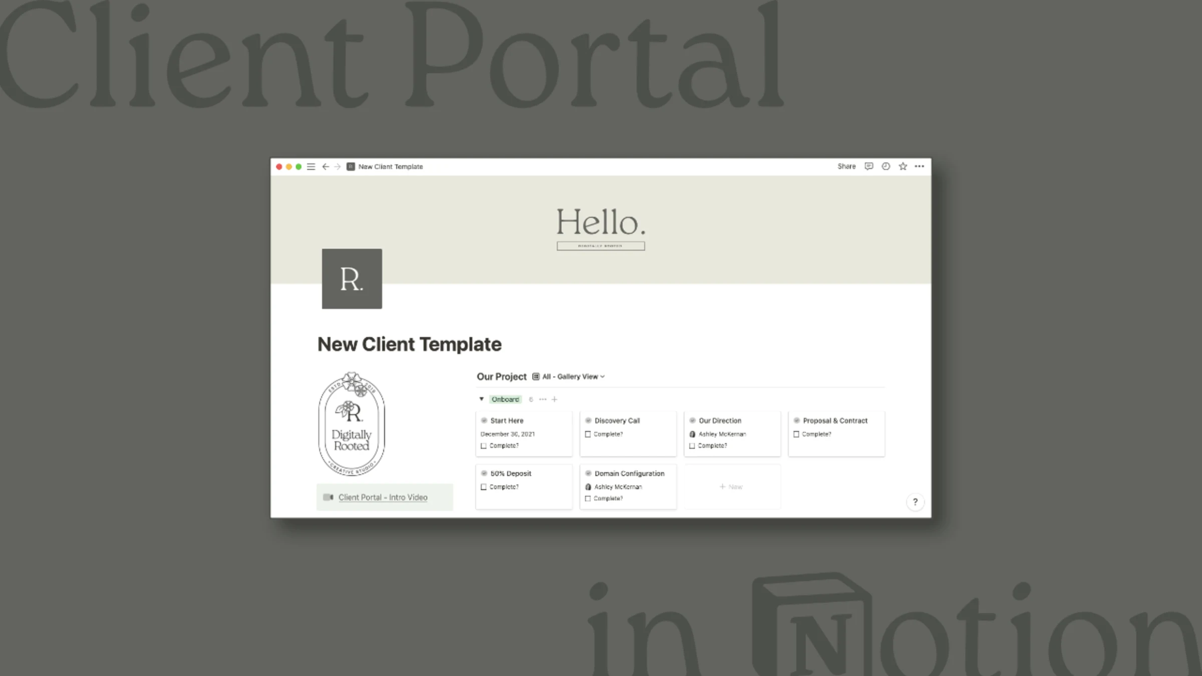 Client Portal in Notion | Notion Everything