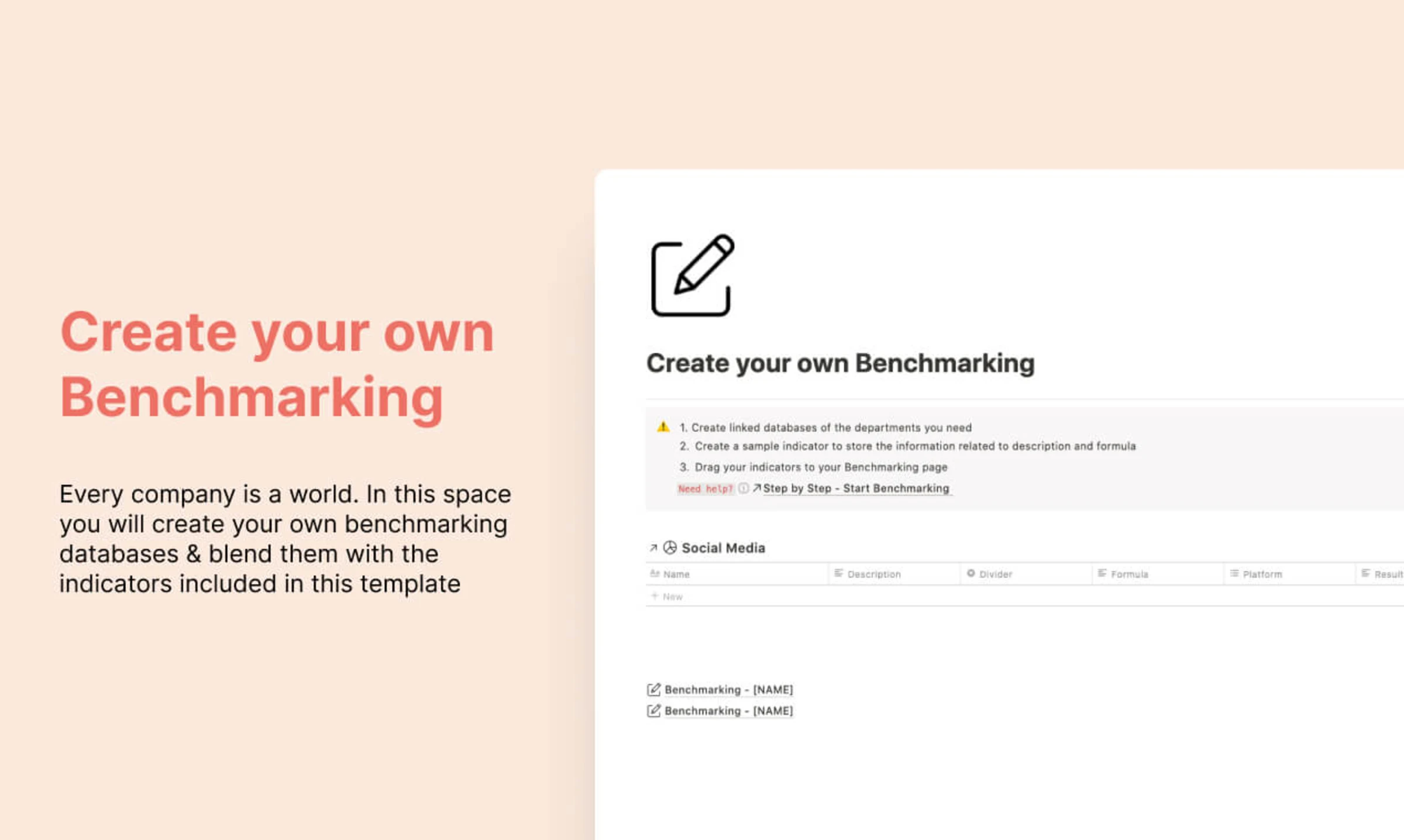 Benchmarking Analysis Template | Notion Everything