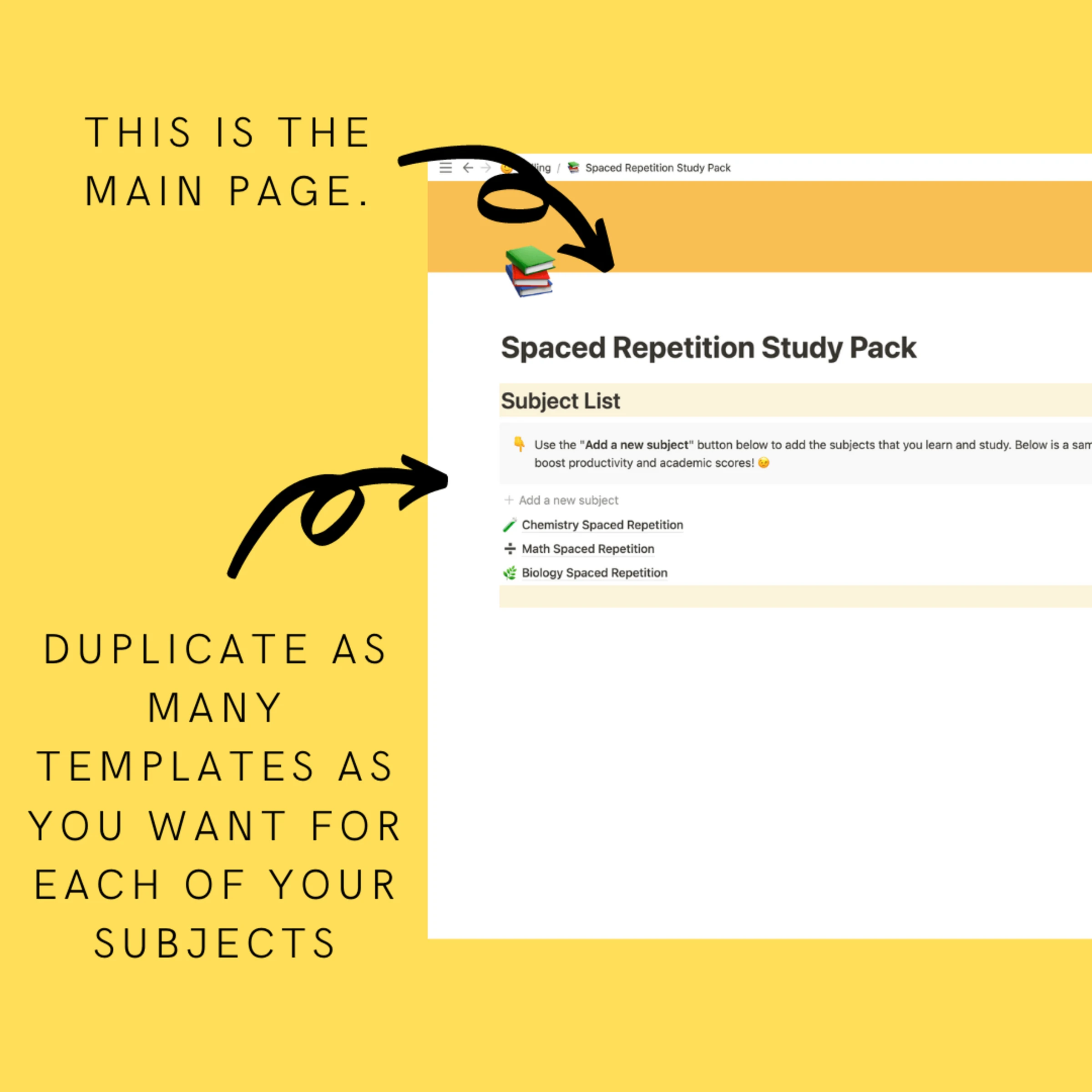 Spaced Repetition Template Pack | Notion Everything