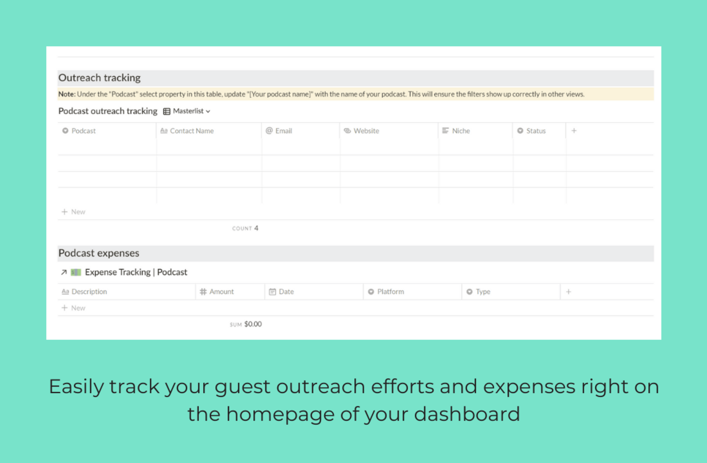 Podcast Hub Bundle | Notion Everything