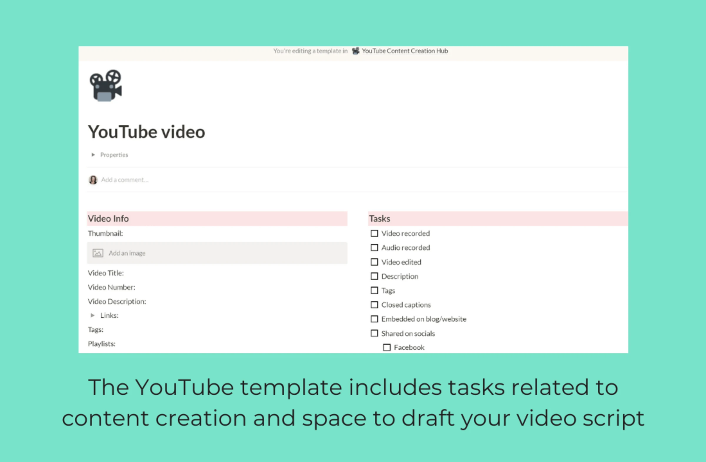 YouTube Hub Bundle | Notion Everything