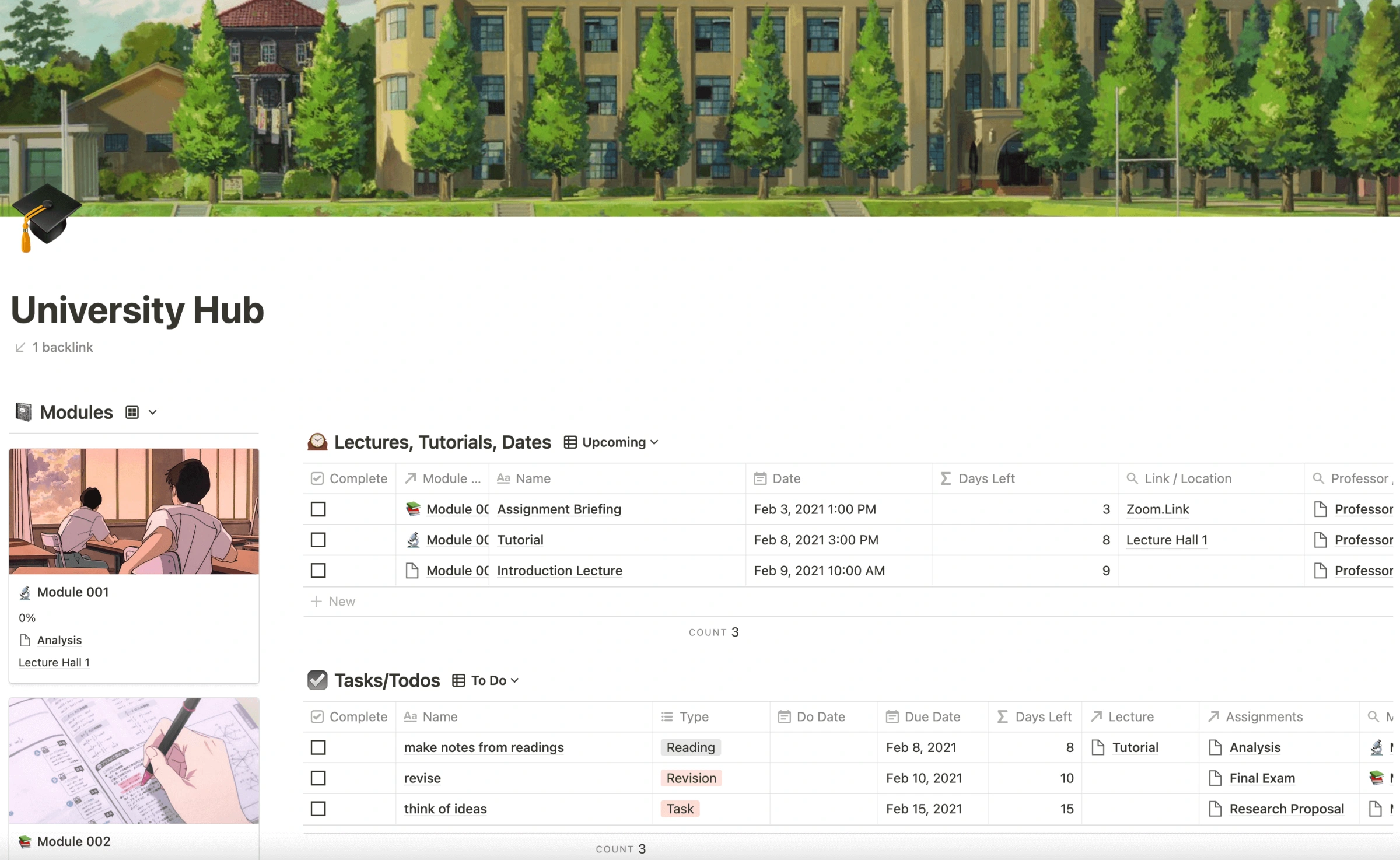 Student Productivity Hub | Notion Everything