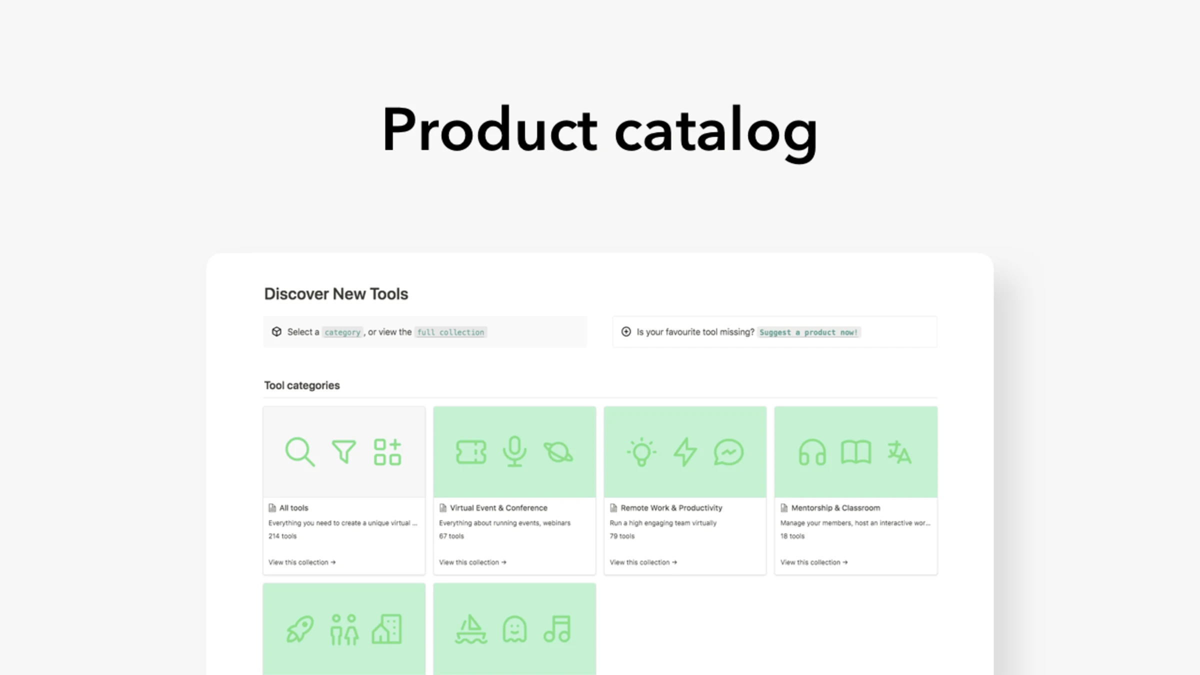 Virtual Mojito - Curated Content Website Template | Notion Everything