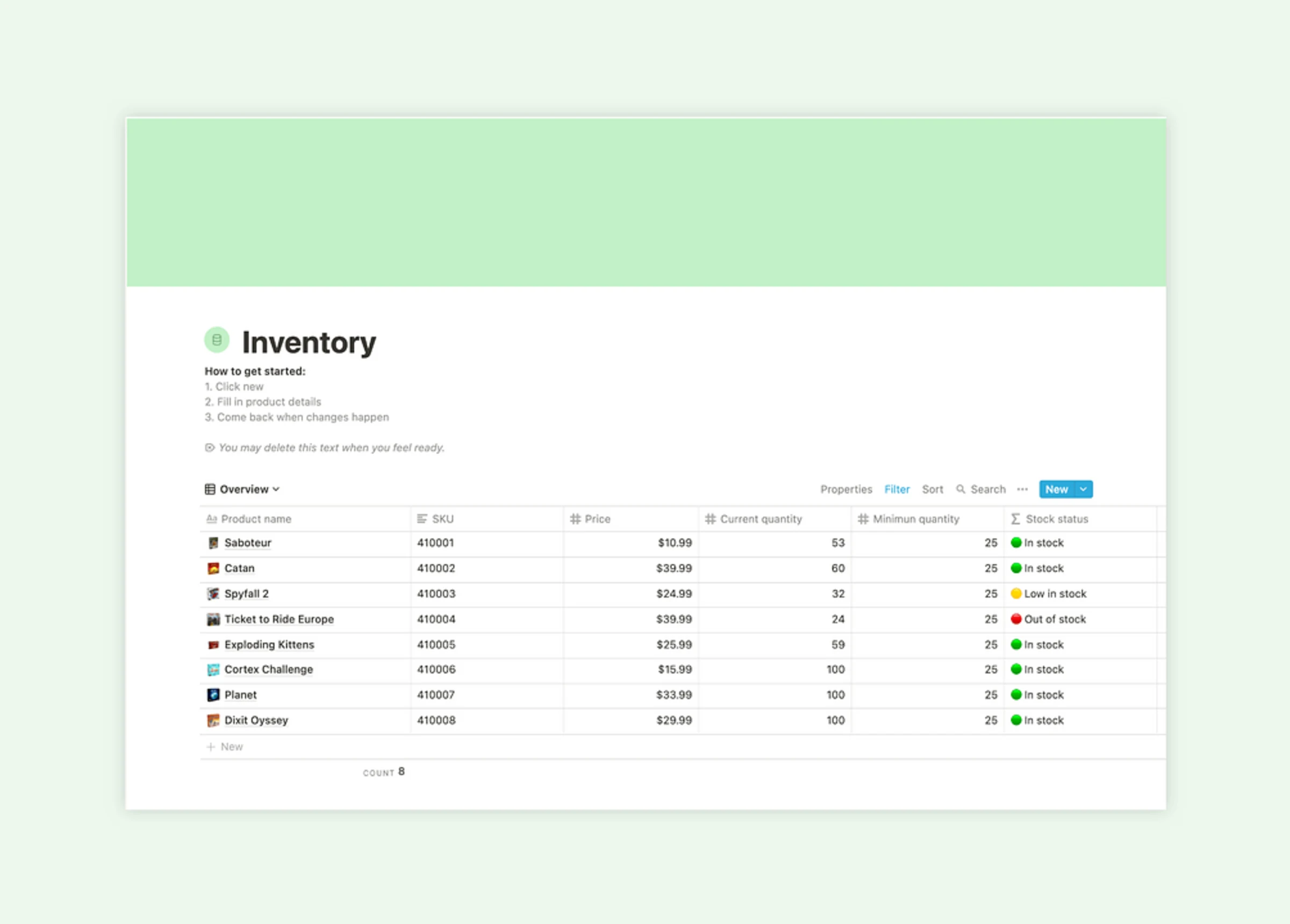 Notion Ecommerce Business KIT | Notion Everything